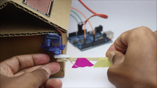 Automated Rain Shield for Laundry Using Arduino : 6 Steps (with ...