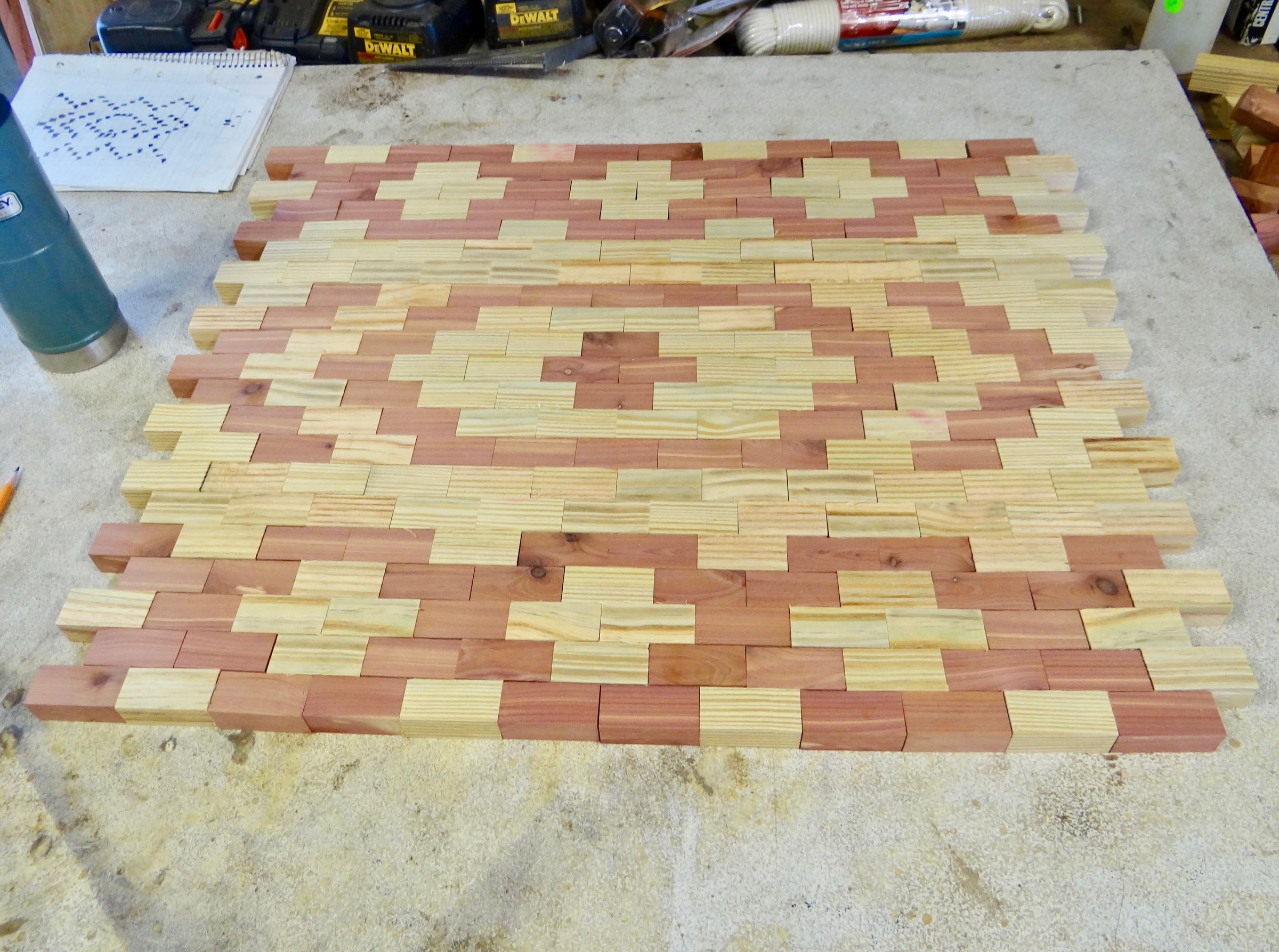 Mosaic Wooden Rope Mat : 8 Steps (with Pictures) - Instructables