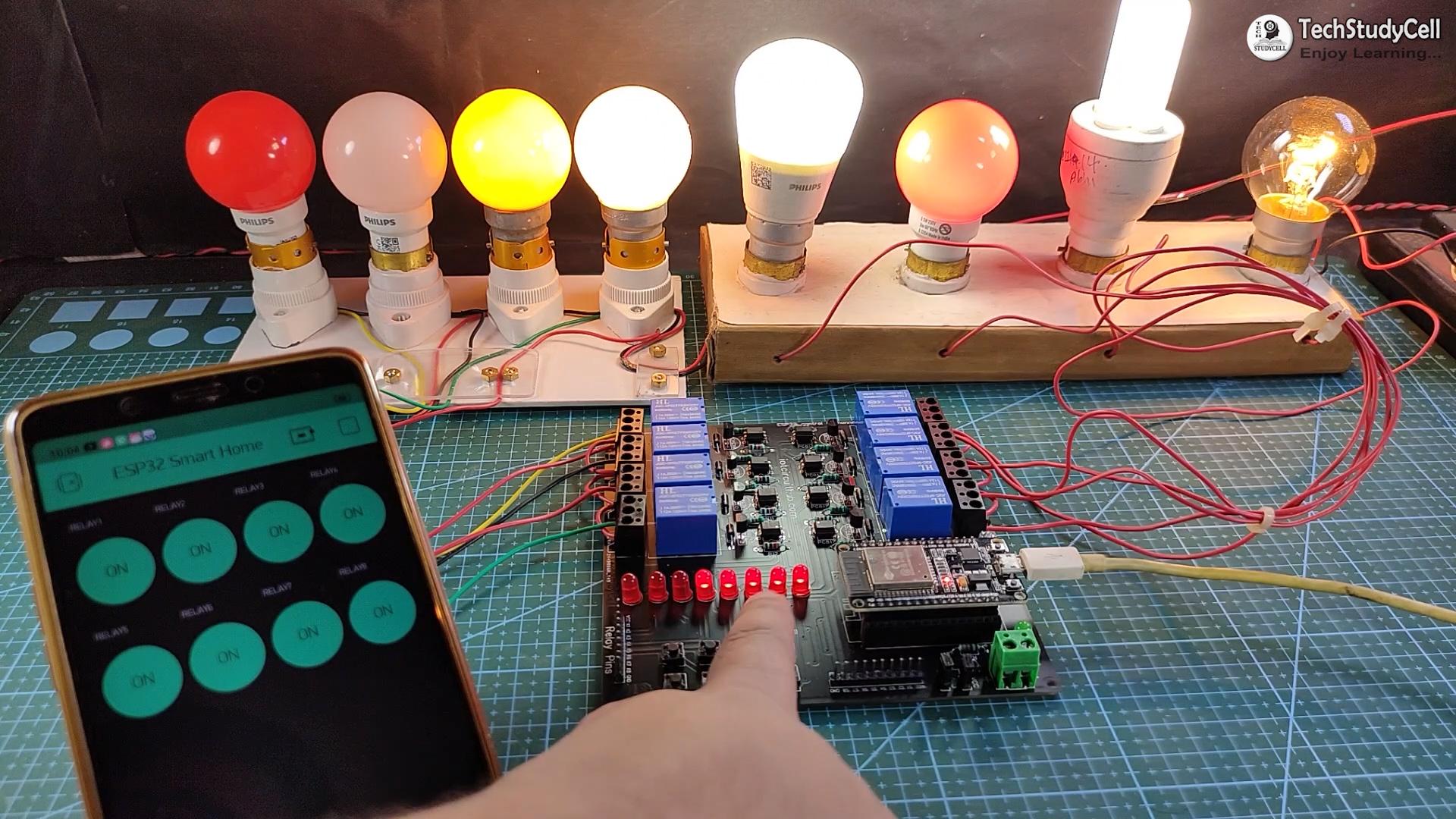 Smart Home Automation Using Blynk & ESP32 IoT Projects | WiFi & Manual : 16 Steps - Instructables
