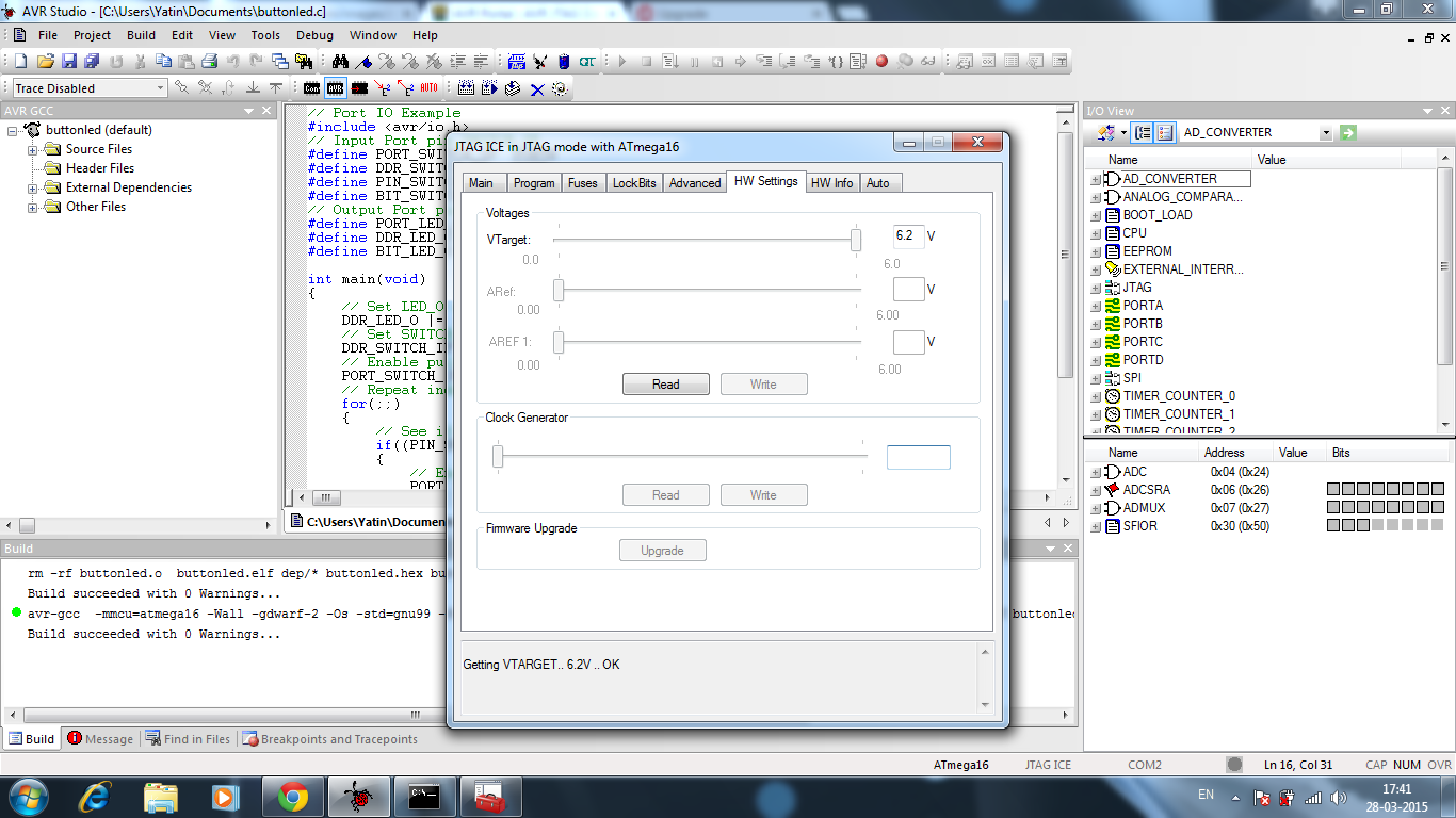 Getting Started With AVR JTAGICE Clone. : 3 Steps - Instructables