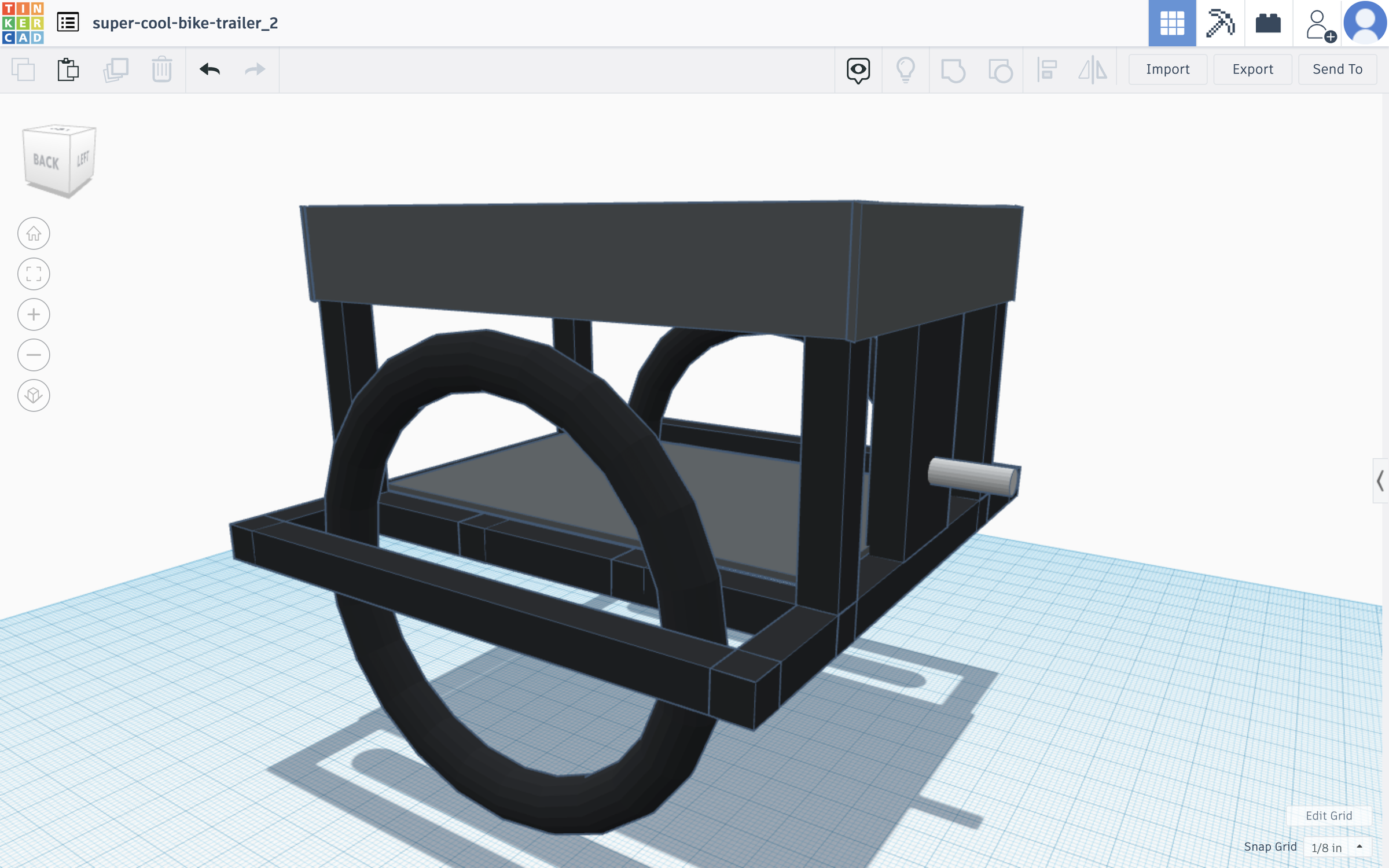 Design Your Own Super Slick Bike Trailer and Hitch Using Tinkercad : 12 ...