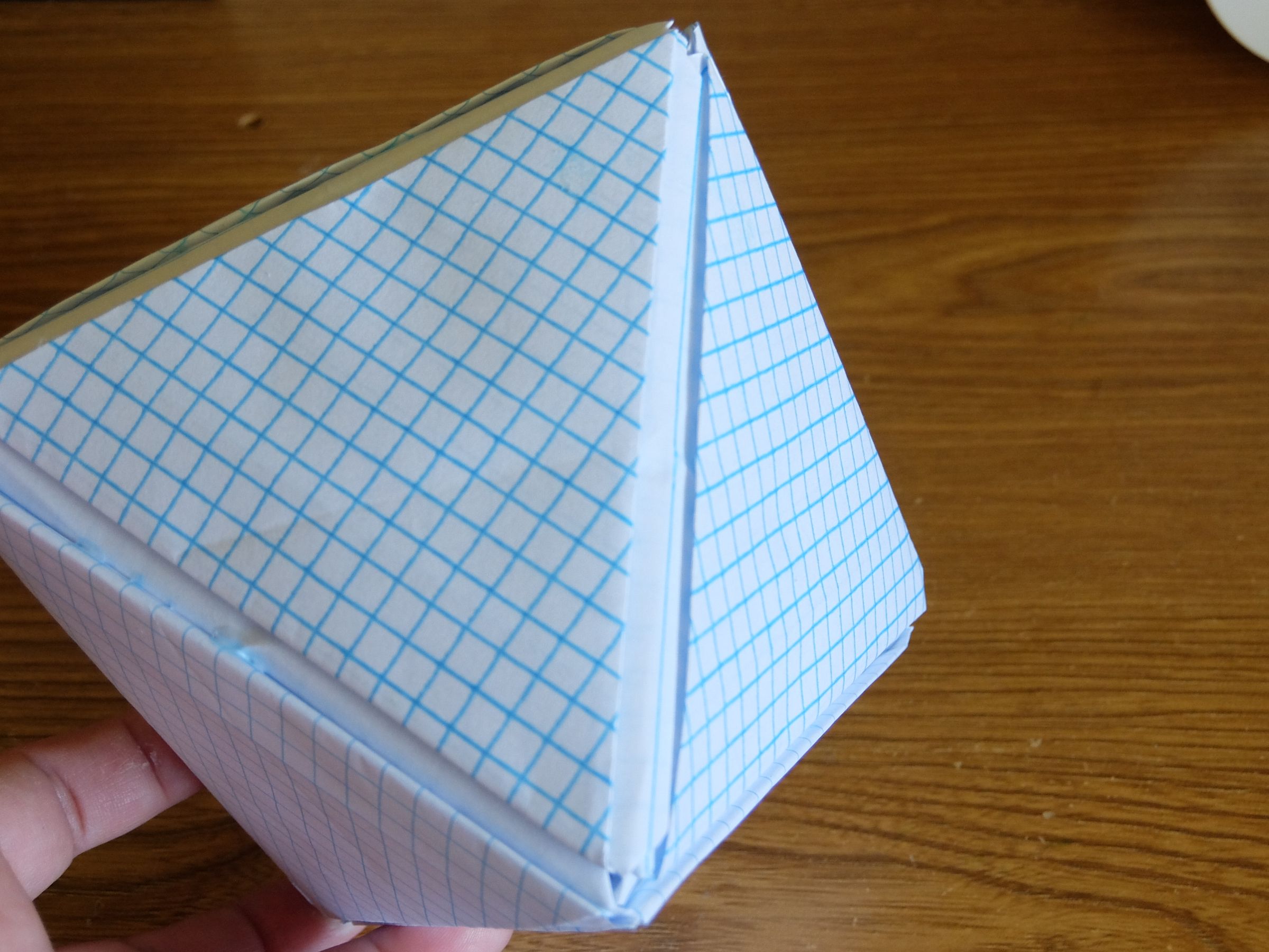 Octahedron Model DYI Using Graphing Papers : 6 Steps (with Pictures ...