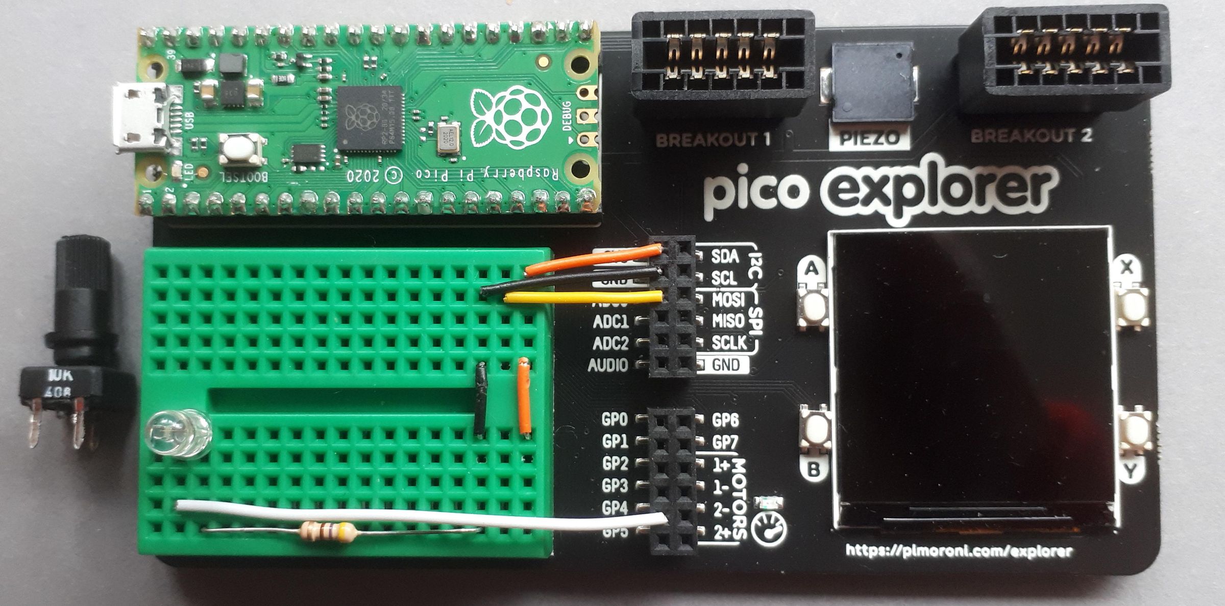 Raspberry Pi Pico & Pico Explorer Workout : 15 Steps - Instructables