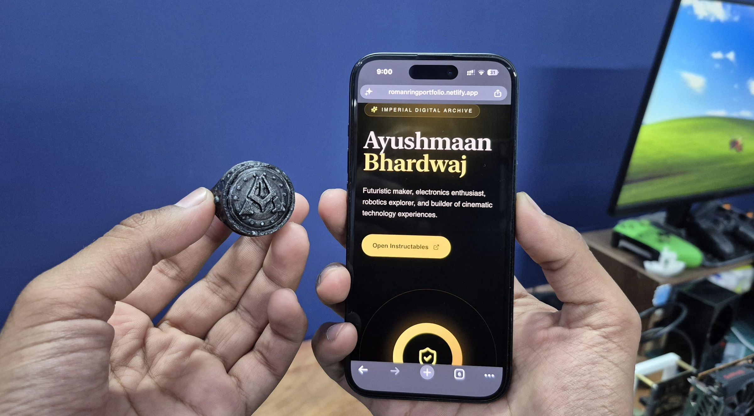 NFC Signet: Roman Signet Ring With Digital Identity : 12 Steps (with ...