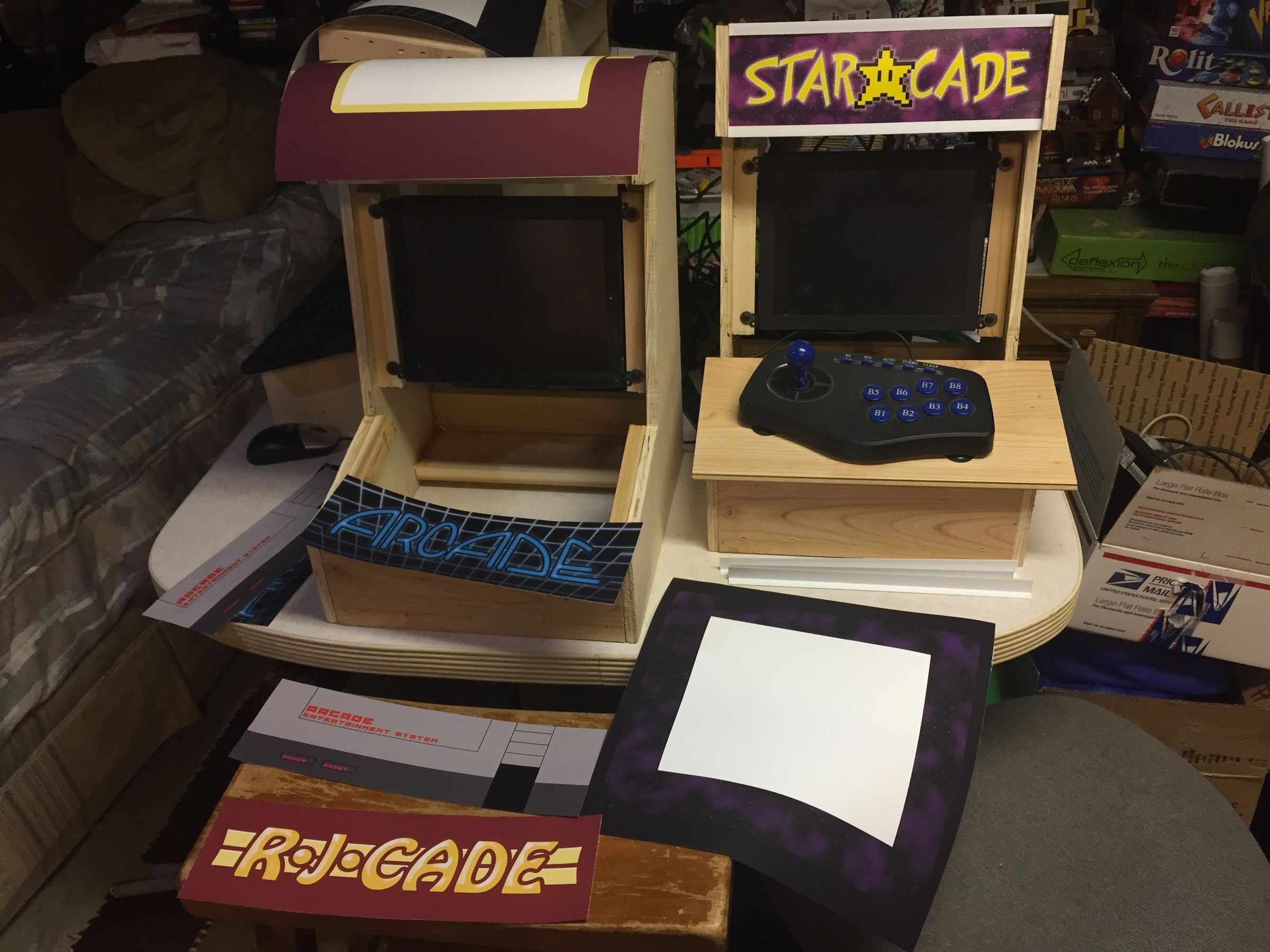 Mini Wooden Arcade Machine Cabinets : 6 Steps (with Pictures ...