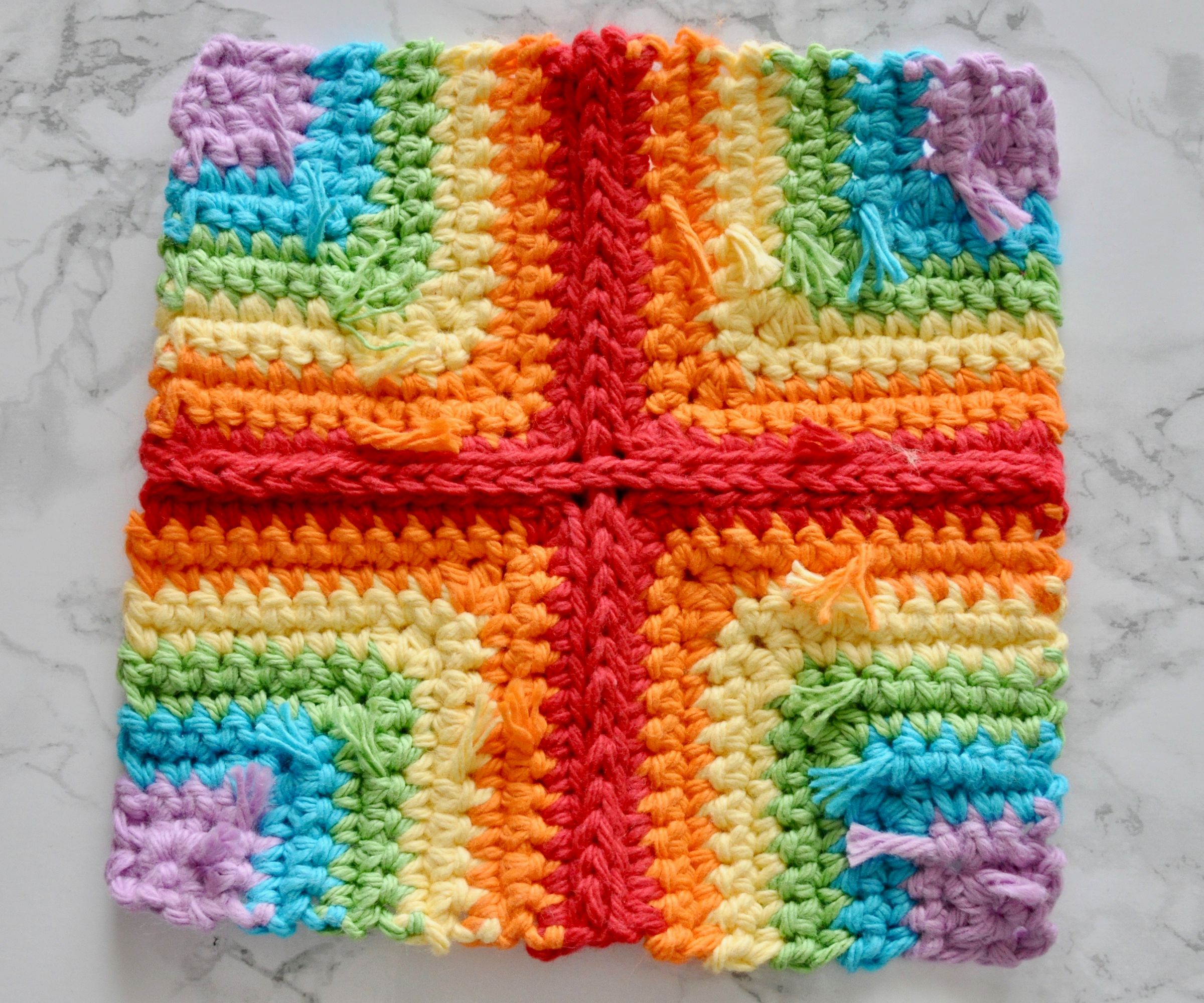 Pieced Crochet Dishcloth/Washcloth : 9 Steps (with Pictures) - Instructables