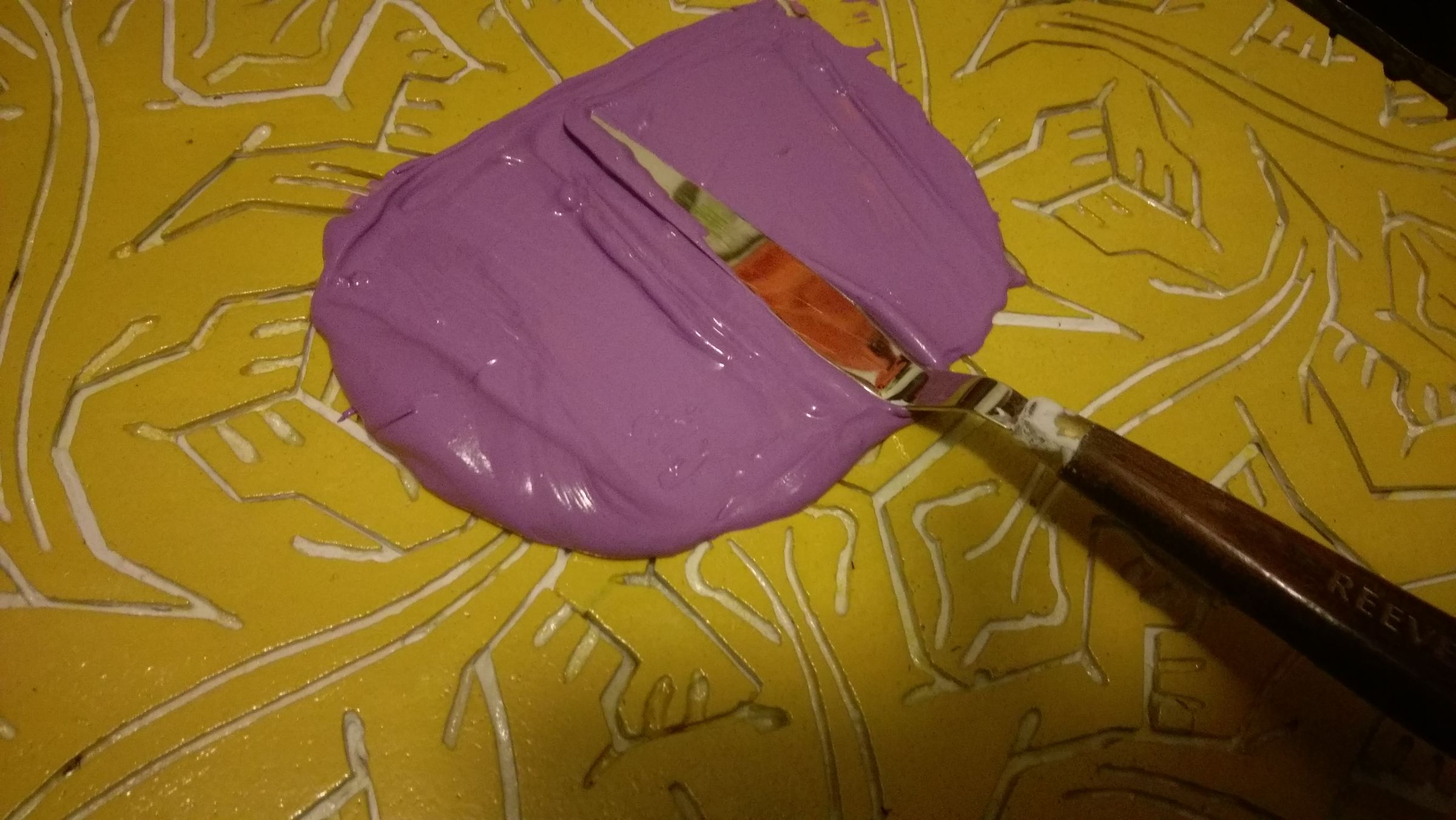 Plaster Lizard Tiles With Purple Grout : 8 Steps (with Pictures ...