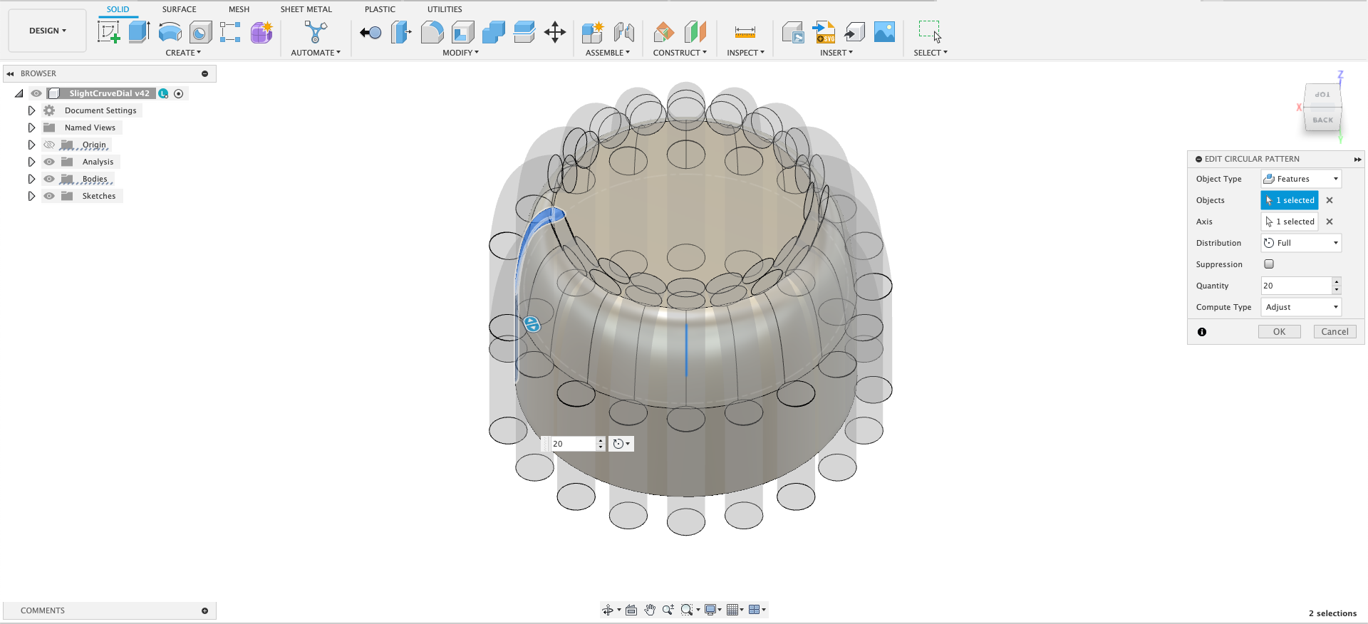 CNC Machined Mechanical Dial Using Fusion 360 Manufacturing : 18 Steps ...
