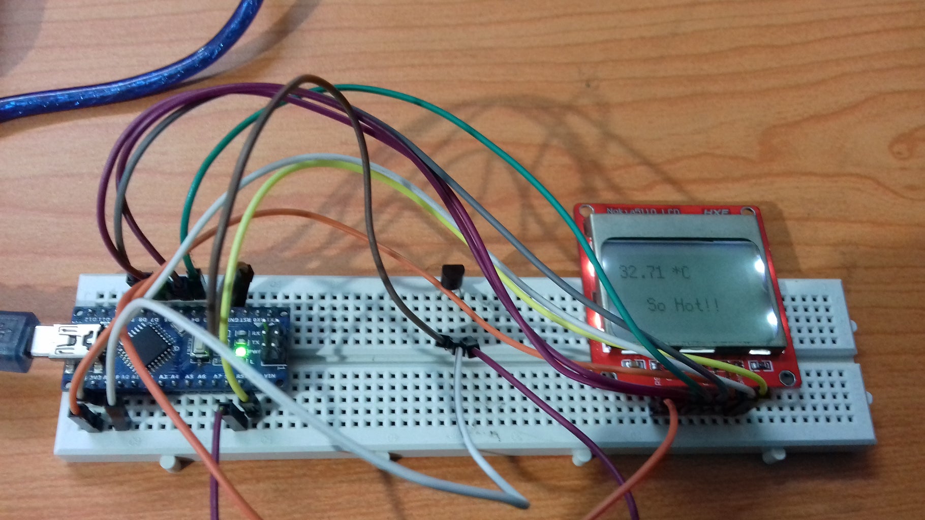 Diy Arduino Digital Thermometer 5 Steps Instructables
