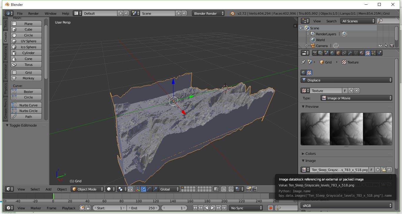 3D Topo Map Generation to CNC [x-carve, Shapeoko 2] : 6 Steps ...