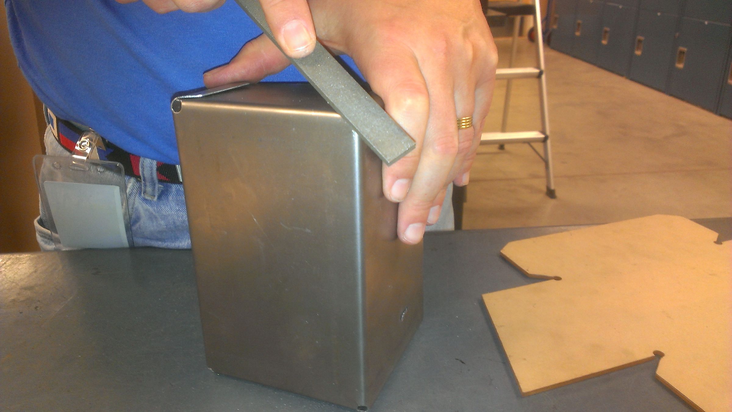 Sheet Metal Recipe Card Holder : 8 Steps - Instructables