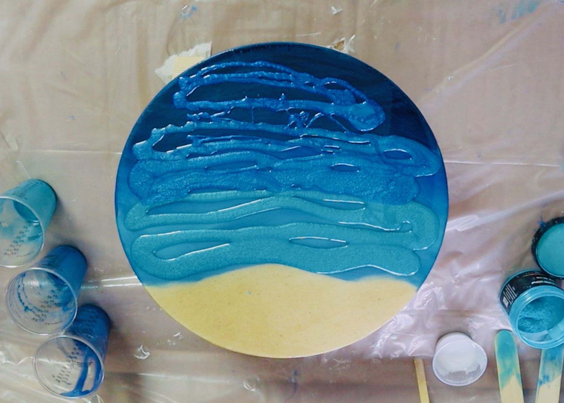 Origami Display Colosseum - Beach Scene Made From Scraps! : 6 Steps ...