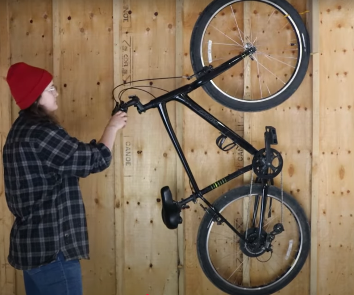 How to Build DIY Bike Storage That Swivels (Cheap and Easy!) : 7 Steps ...