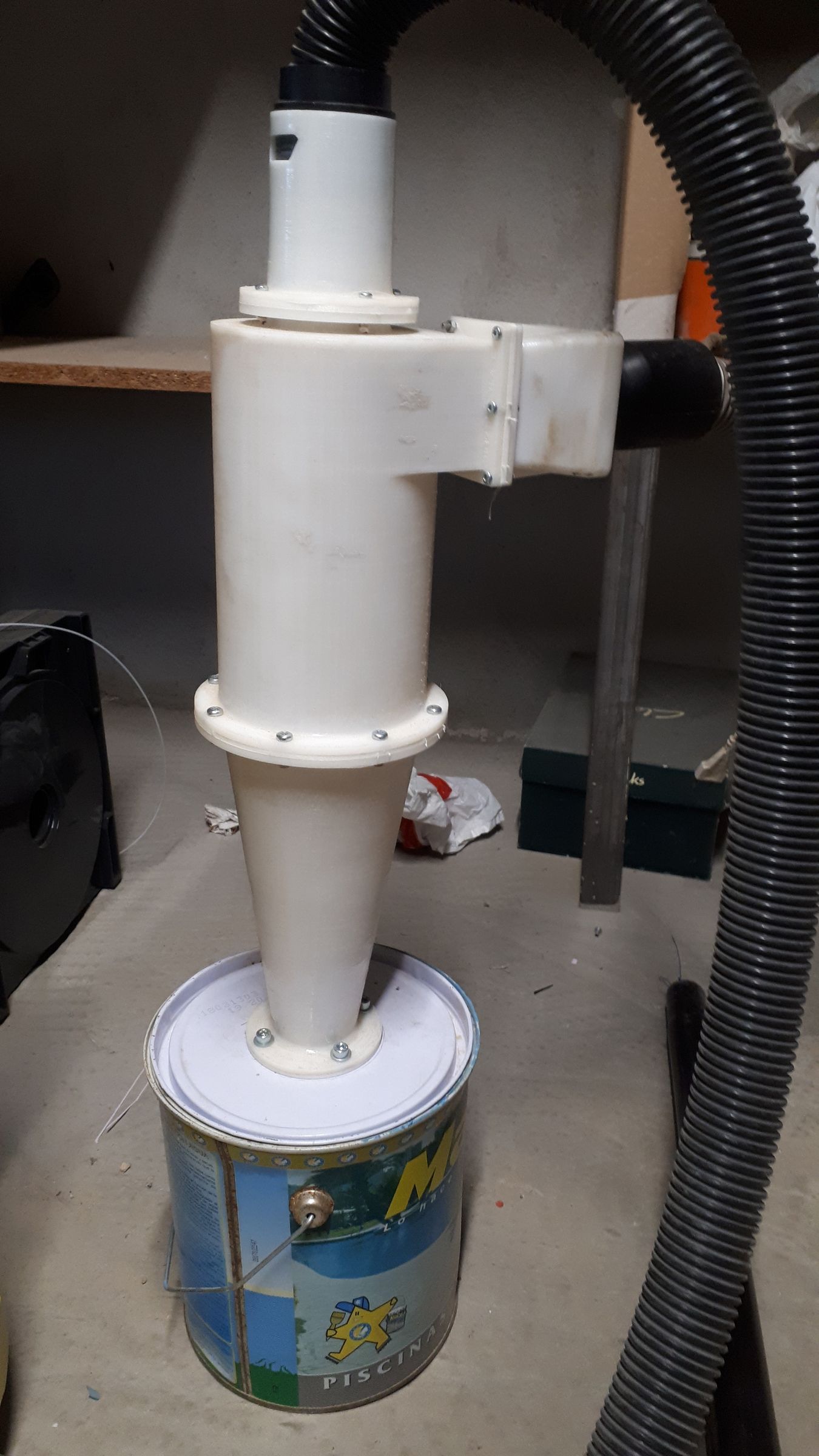 Cyclone Dust Collector by 3D Printer : 7 Steps (with Pictures ...