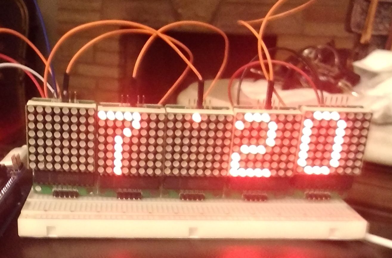 Arduino LED Matrix Clock : 6 Steps - Instructables