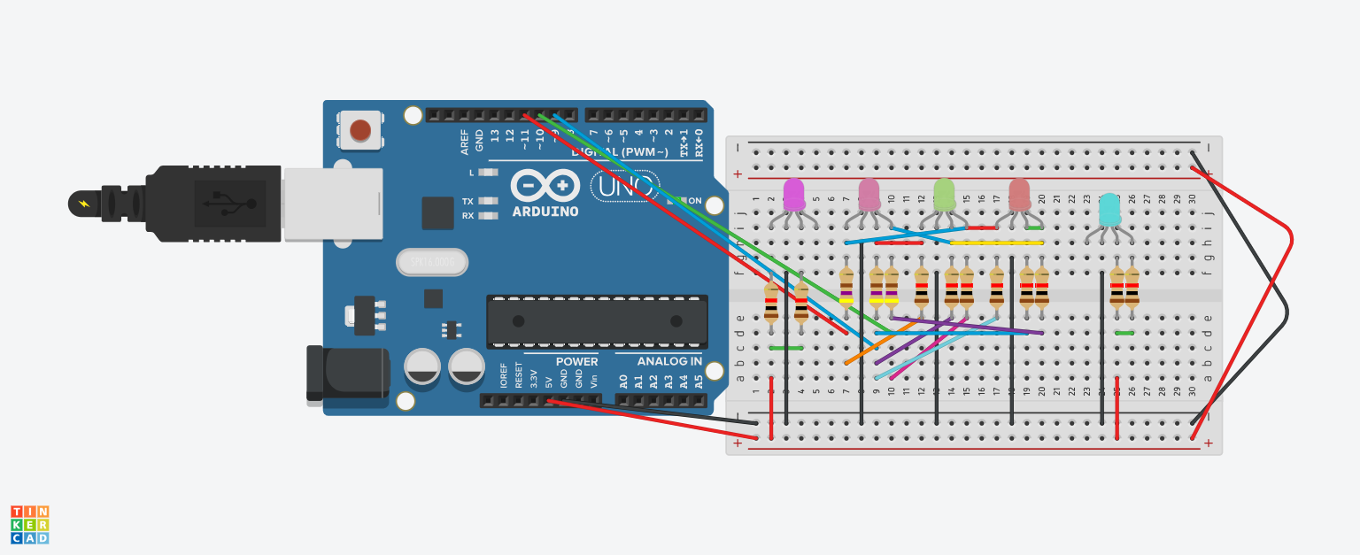 Using RGB LEDs to Create Color Sequences : 12 Steps - Instructables