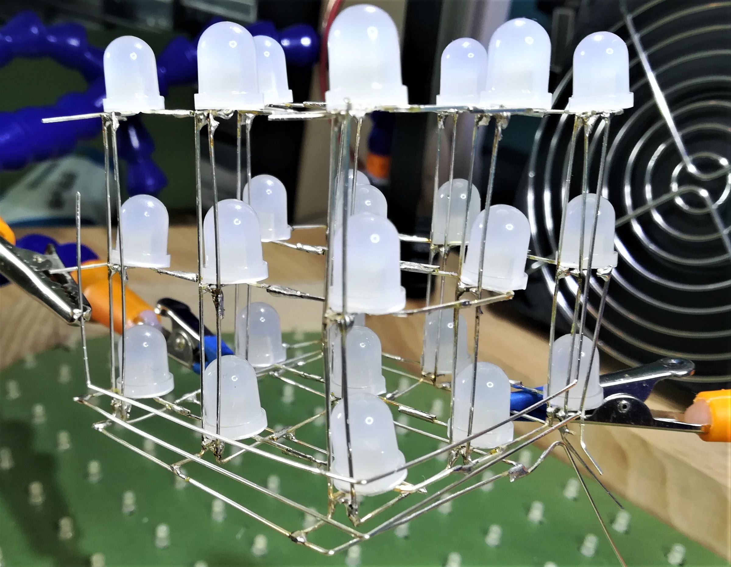 Simple Arduino RGB LED Cube (3x3x3) : 18 Steps (with Pictures ...
