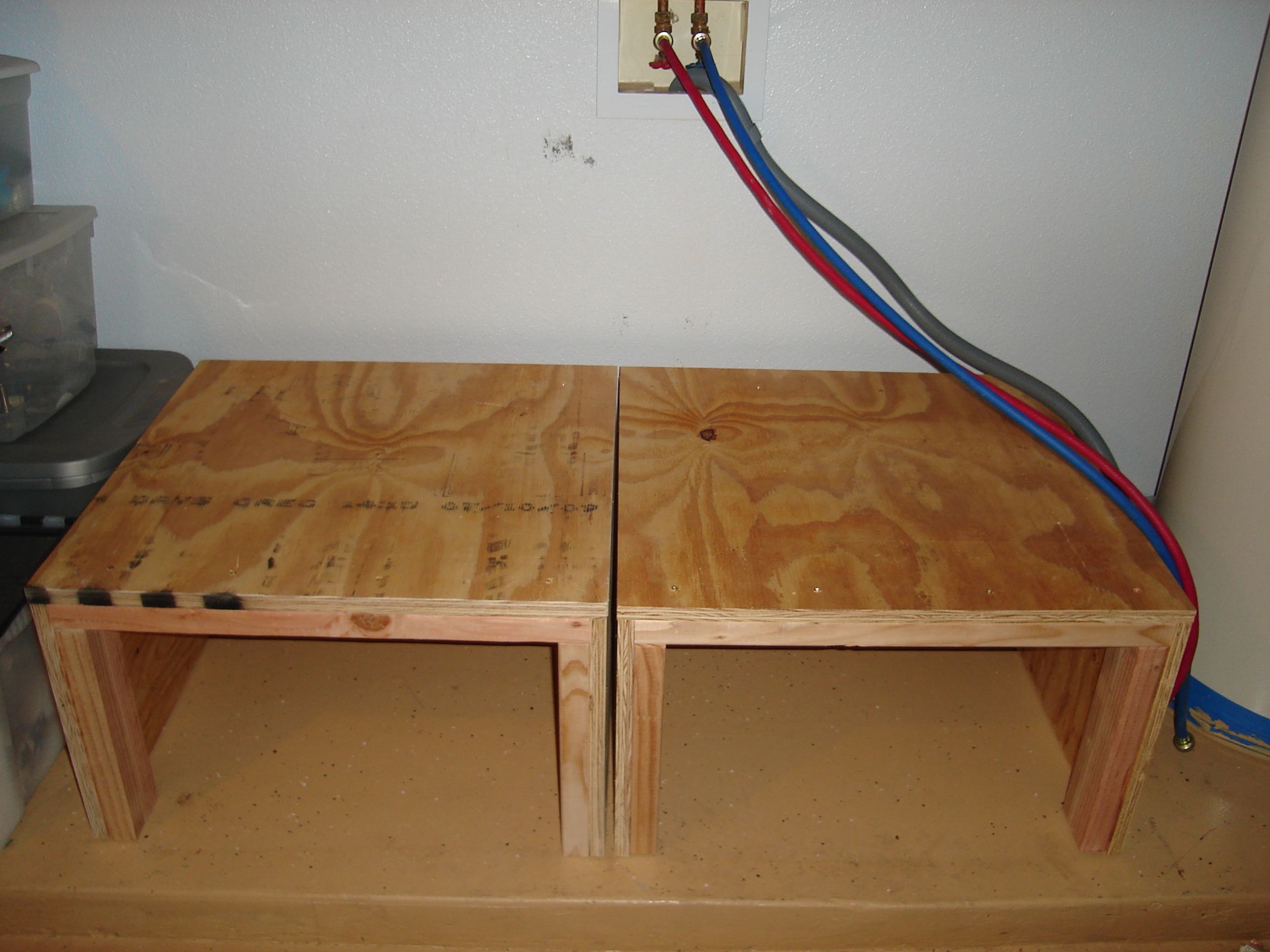 Washing Machine and Dryer Pedestal / Stand: a DIY Happiness! : 5 Steps ...