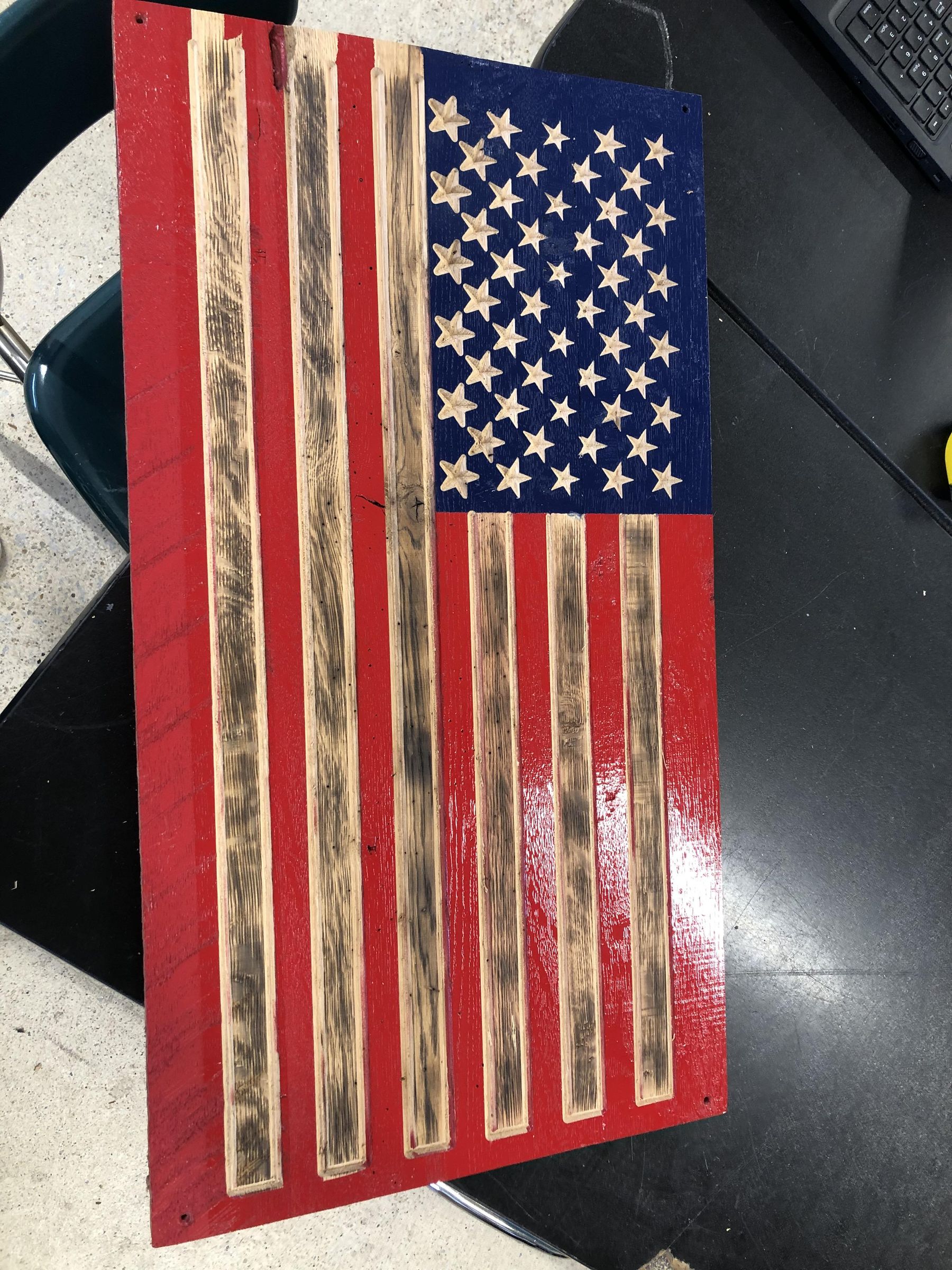 V-Carve American Flag : 8 Steps (with Pictures) - Instructables