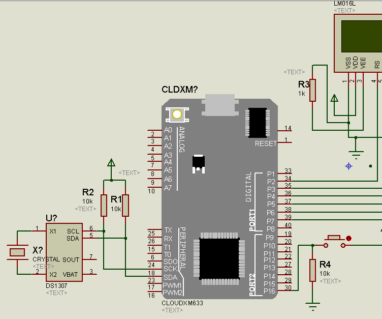 DS1307 Clock With CloudX : 4 Steps - Instructables