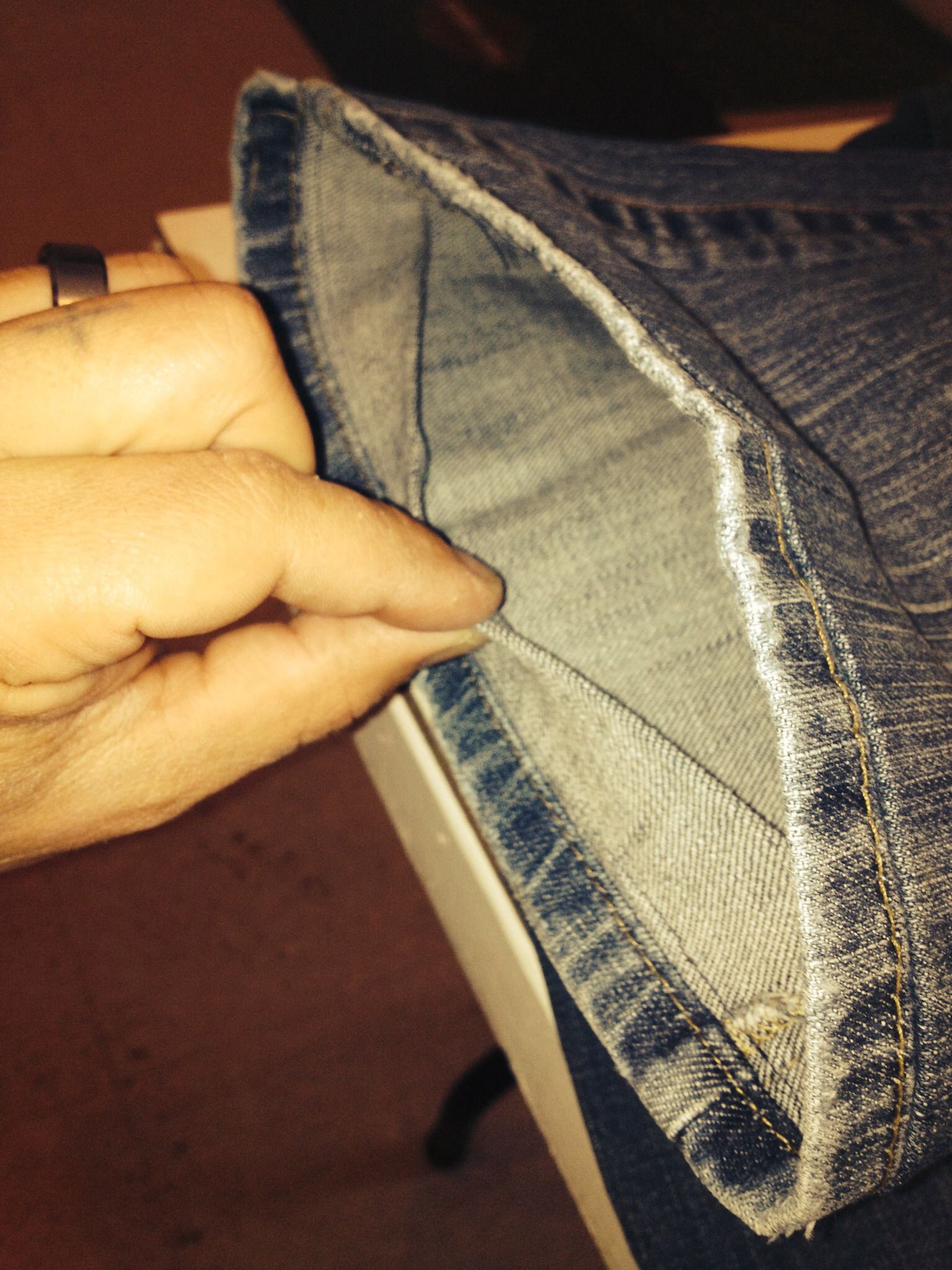How to Hem Jeans : 12 Steps (with Pictures) - Instructables