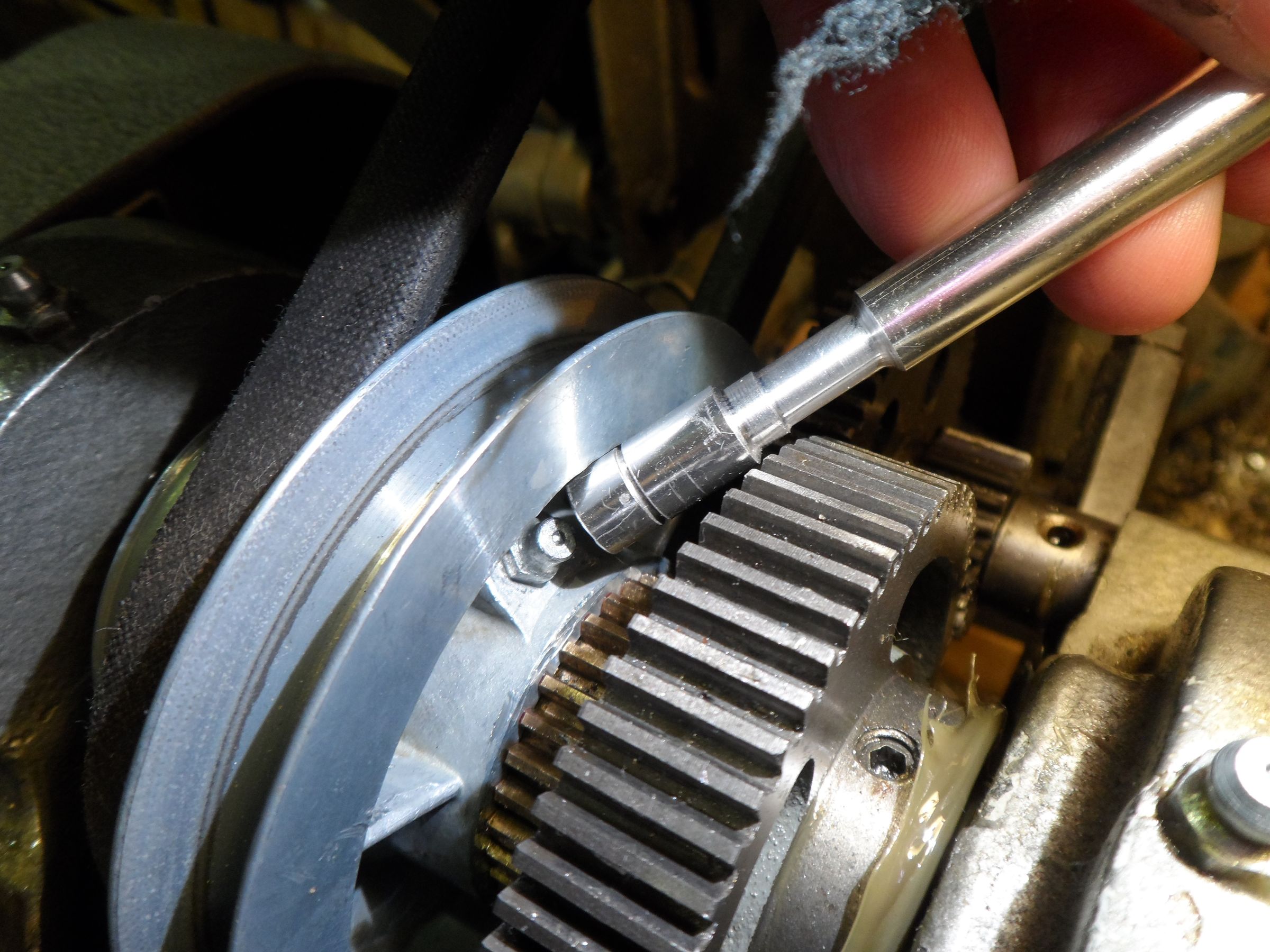 Myford ML10 Lathe Oil Nipple Socket for Cone Pulley Lubrication ...