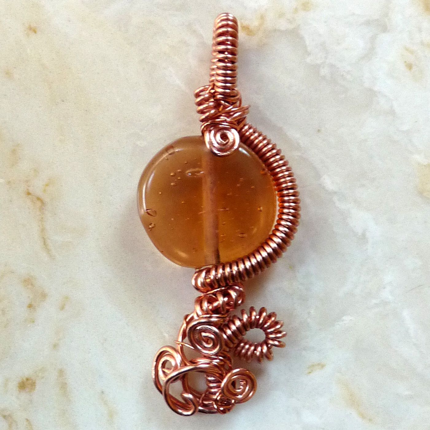Wire Wrapped Bead Pendant : 14 Steps (with Pictures) - Instructables
