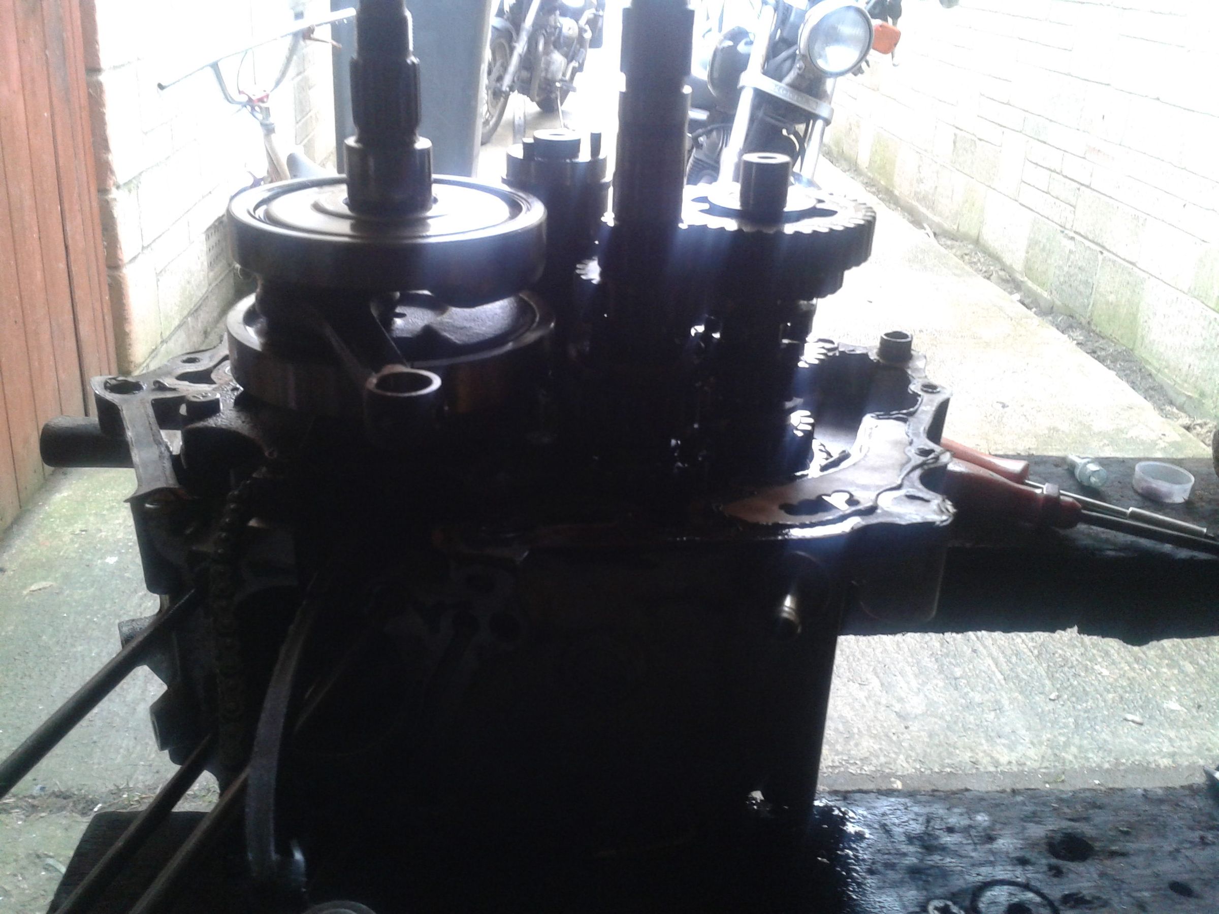 Honda Rebel 125 Upgrads Honda Cb125tdc Engine Rebuild With Some Mods ...