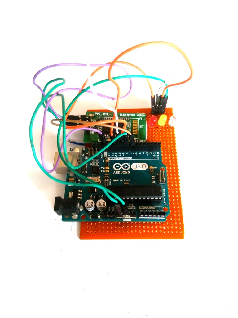 Smart Phone Controlled Led Lights Using Hc 05 And Arduino Uno 3 Steps