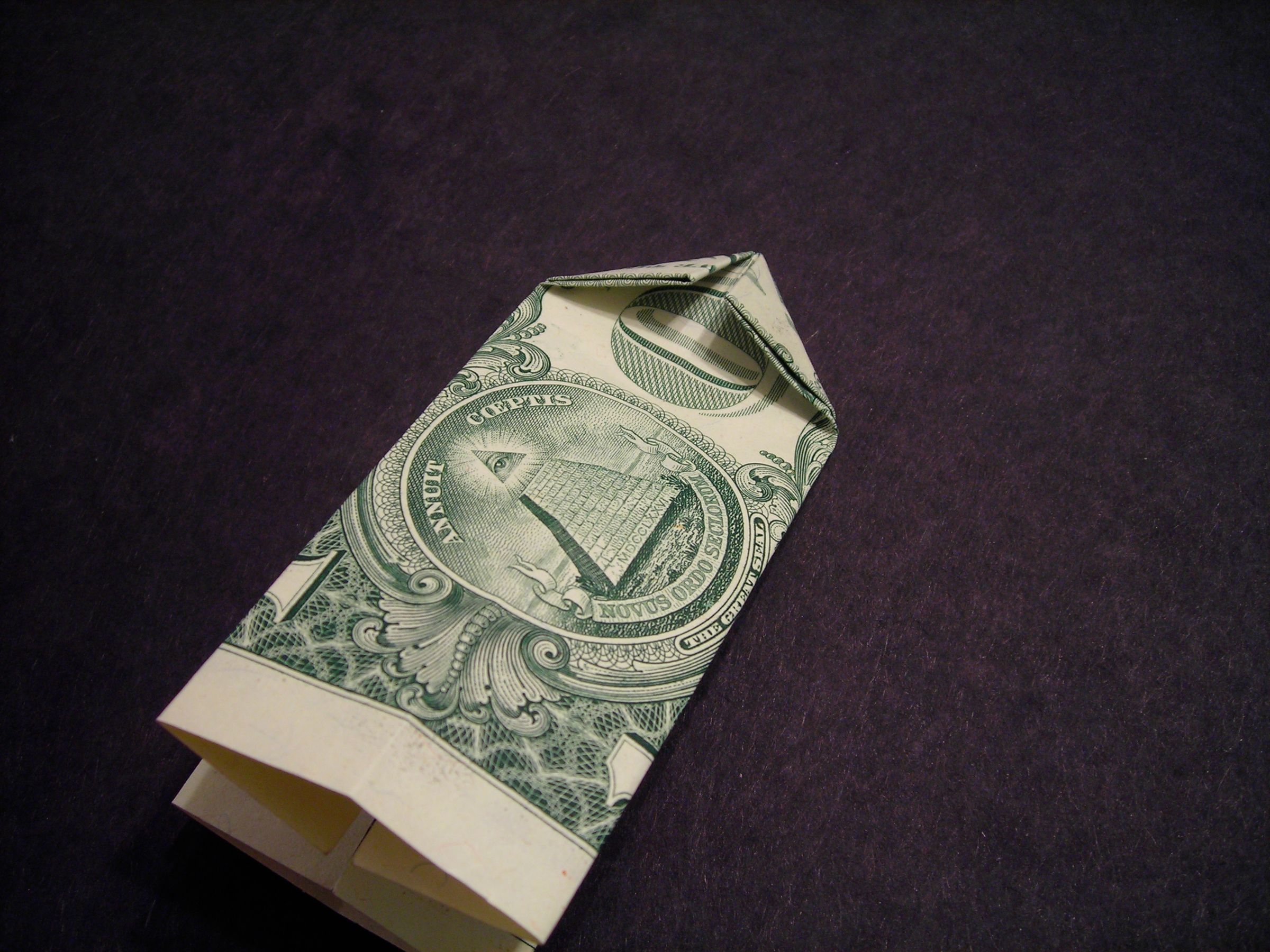 Origami Pants Dollar Bill