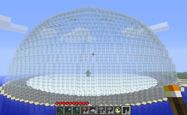 Desen G let Touhou Minecraft Glass Dome T4j desen-g-let-touhou-minecraft-glass-dome-t4j