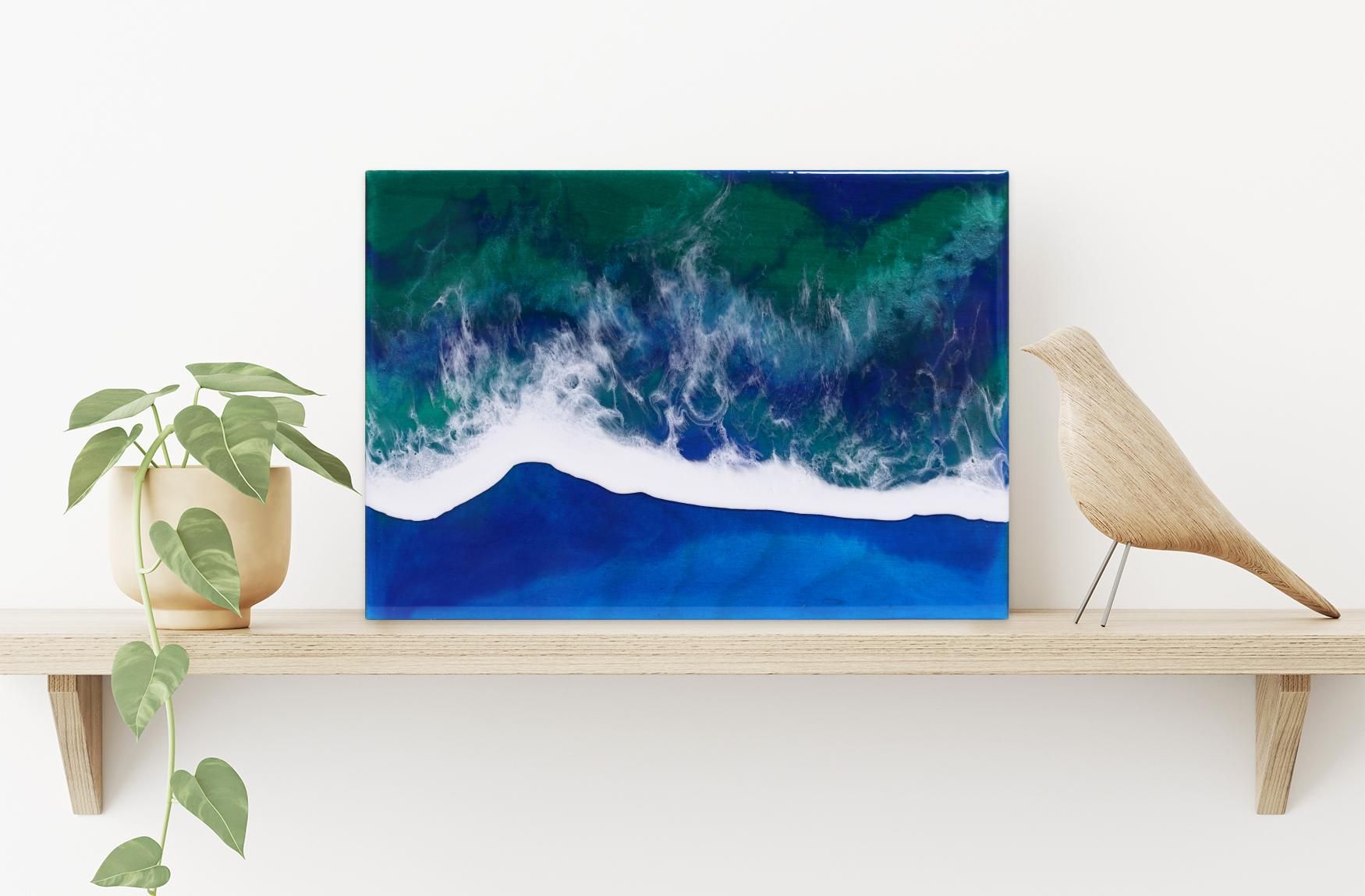 How to Create Two Pieces of Ocean Inspired Resin Art Work! : 8 Steps ...