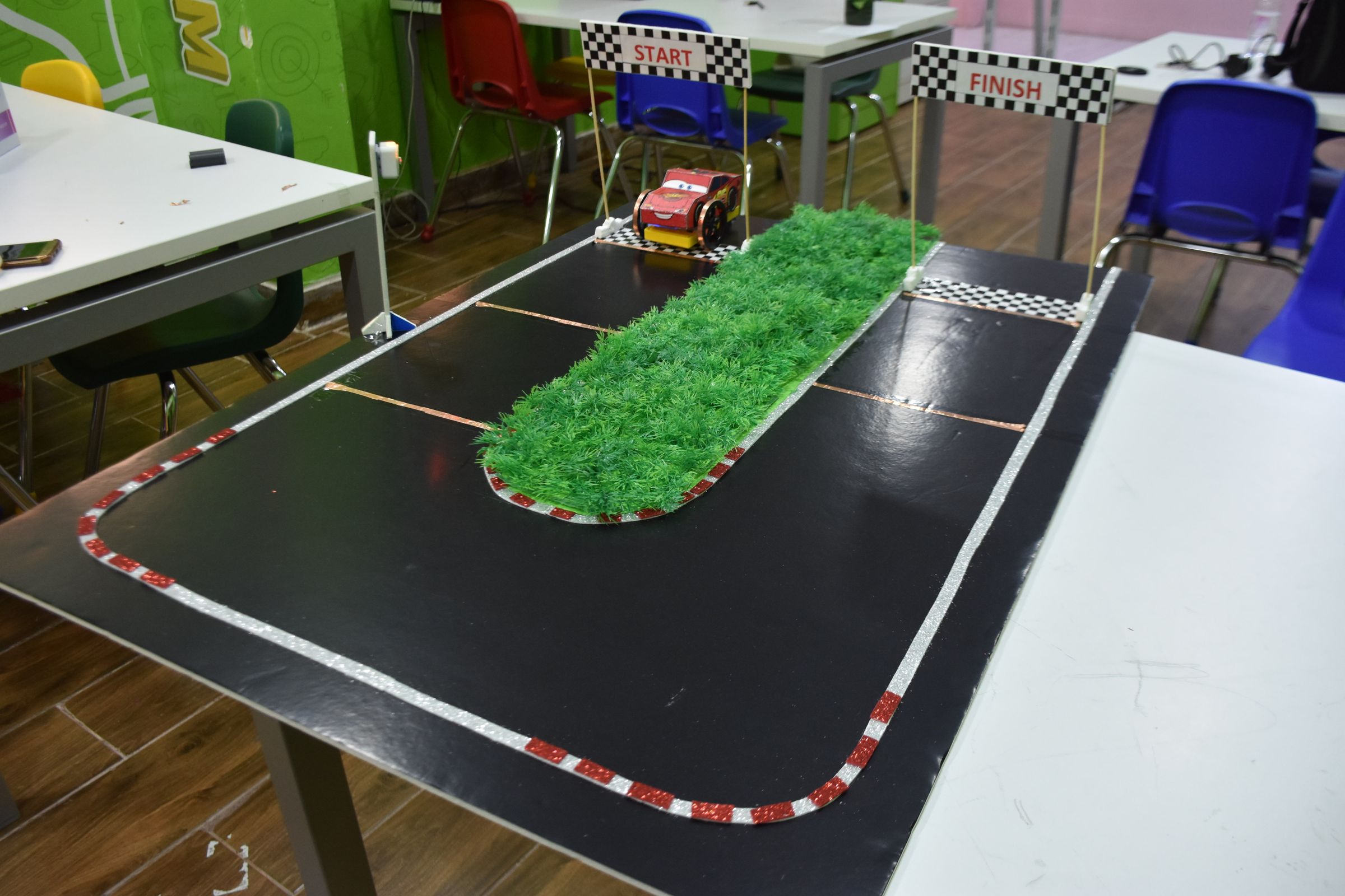 Smart Racing Track With (SAM Lab + Makey Makey + Scratch) : 5 Steps ...