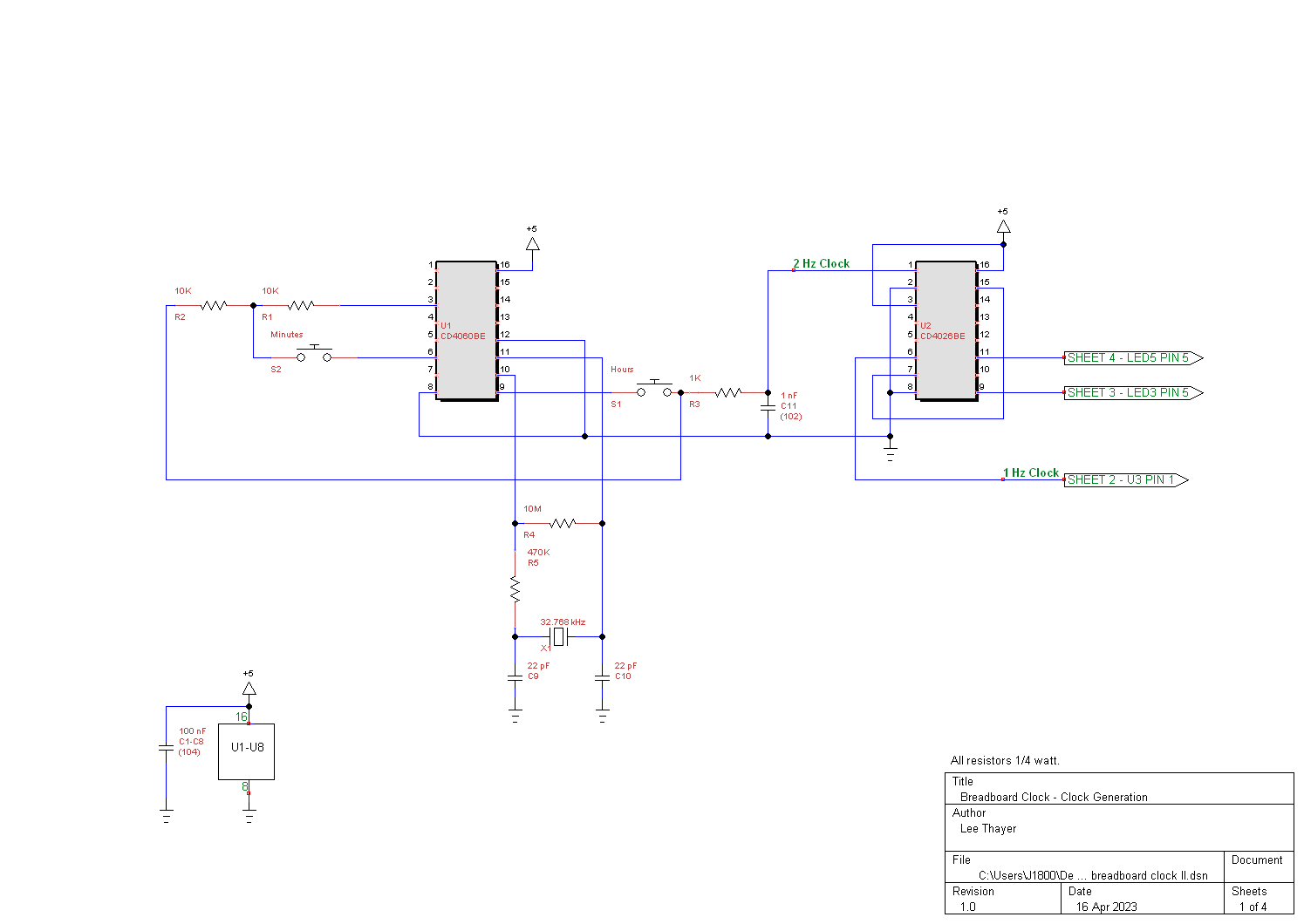 24 Hour Digital Clock (non Microcontroller) : 6 Steps (with Pictures ...