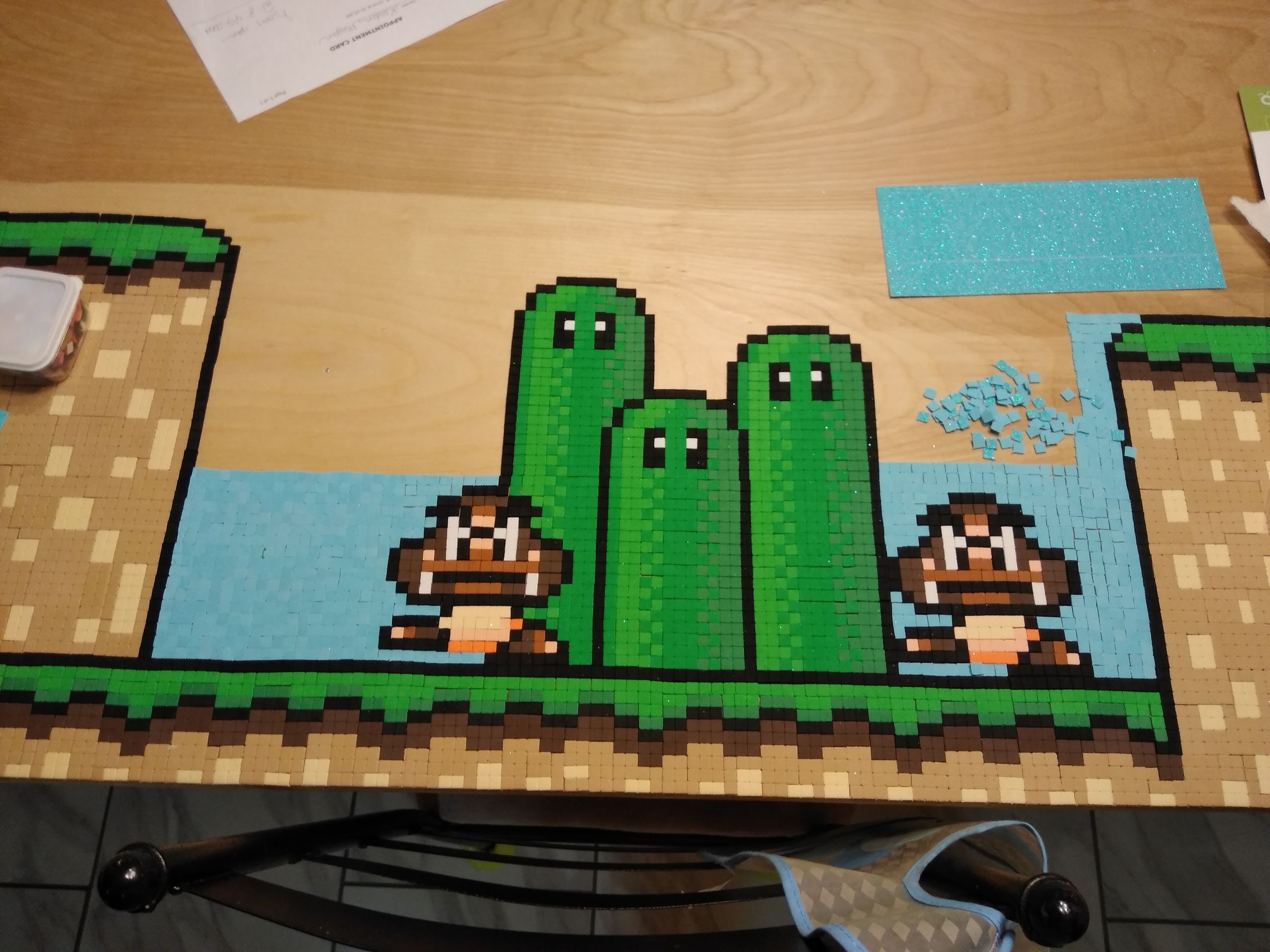 Mario Mosaic Tabletop : 10 Steps (with Pictures) - Instructables