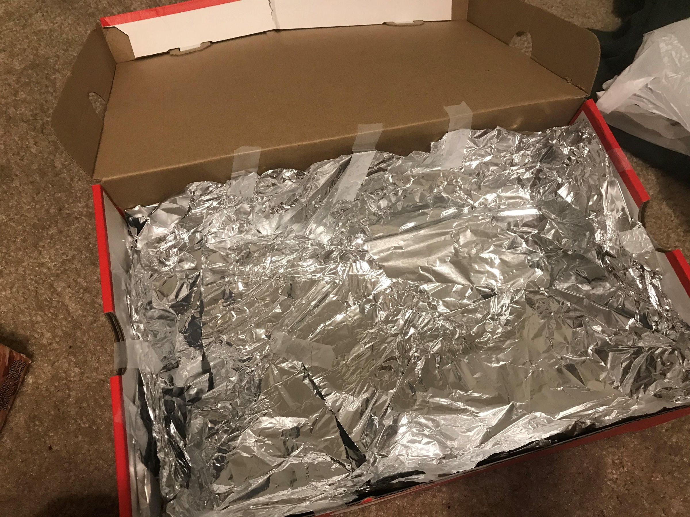 Solar Cooker Using Tinfoil and Shoebox! : 5 Steps - Instructables