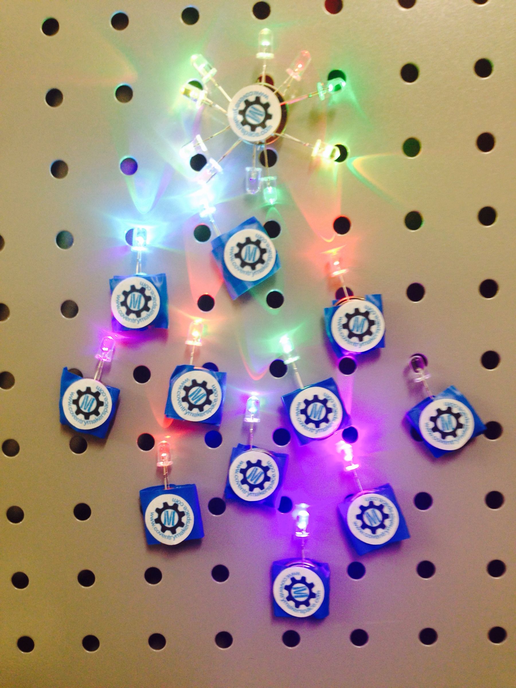 Community Kids' Build: Safer Rainbow LED Throwies : 5 Steps (with ...