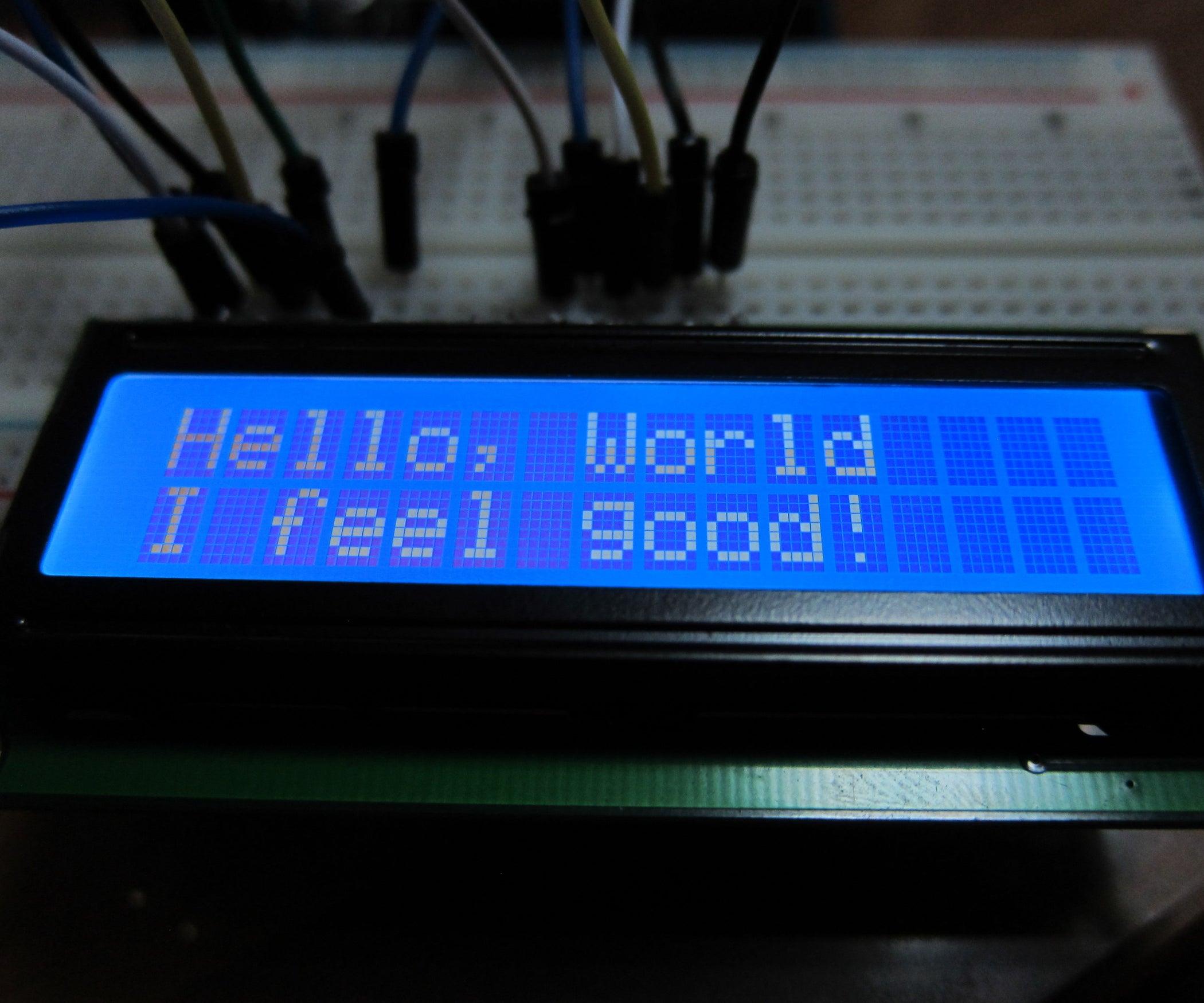 My First Project: Arduino LCD 16x2 Display : 4 Steps - Instructables