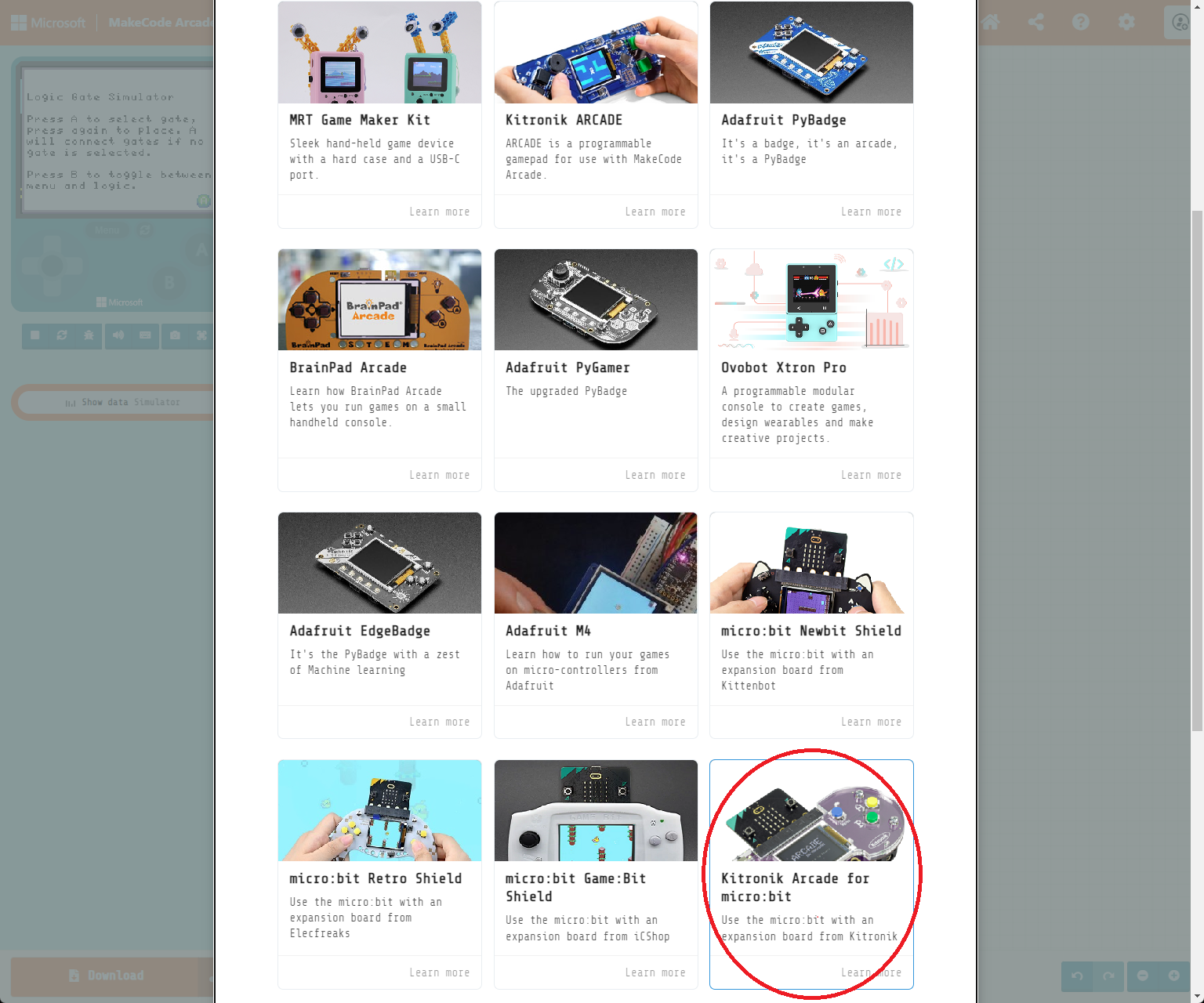 Logic Gate Simulator on Kitronik ARCADE for Micro:bit in MakeCode Arcade : 6 Steps (with ...