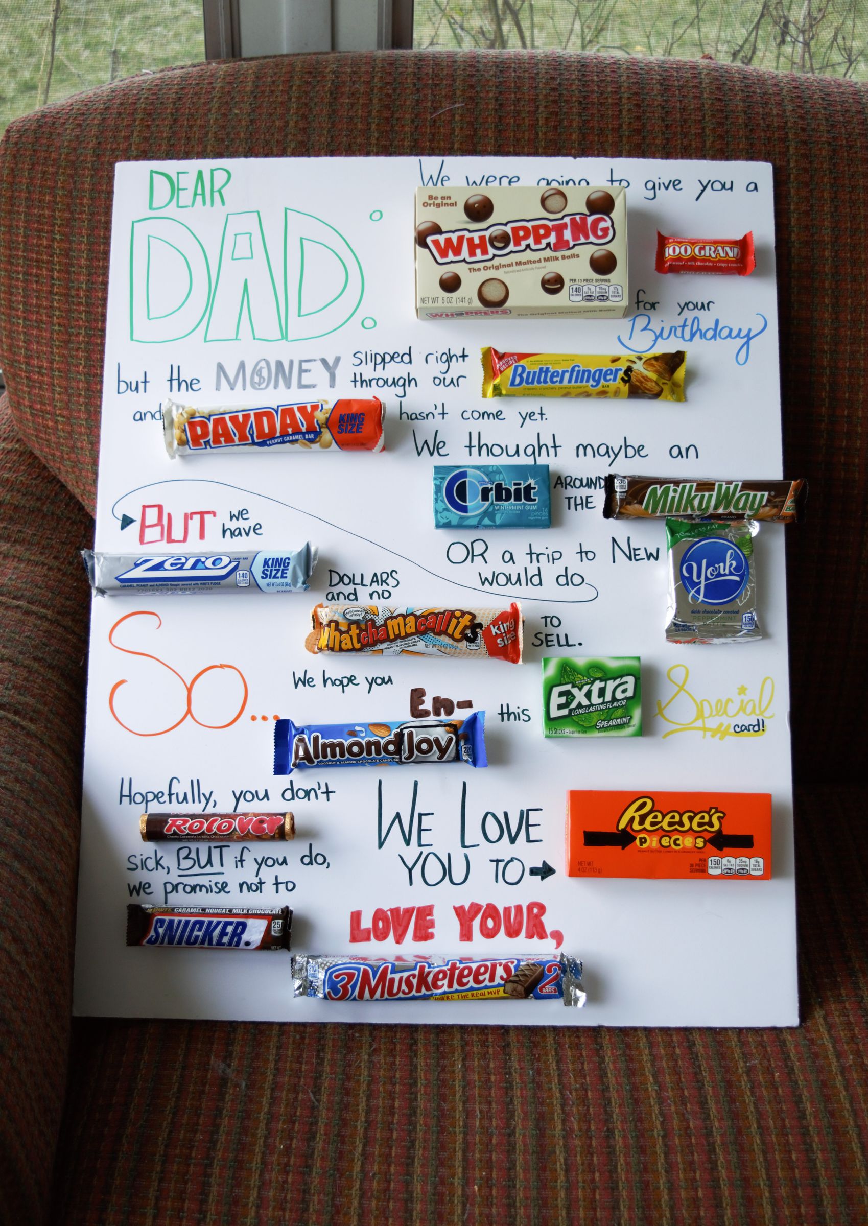 Payday Candy Bar Sayings The Candy Bar Card : 13 Steps (with Pictures)