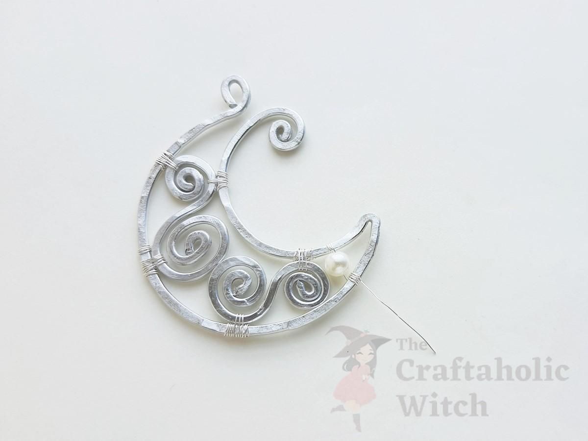 DIY Wire Wrapped Crescent Moon Pendant : 7 Steps (with Pictures ...