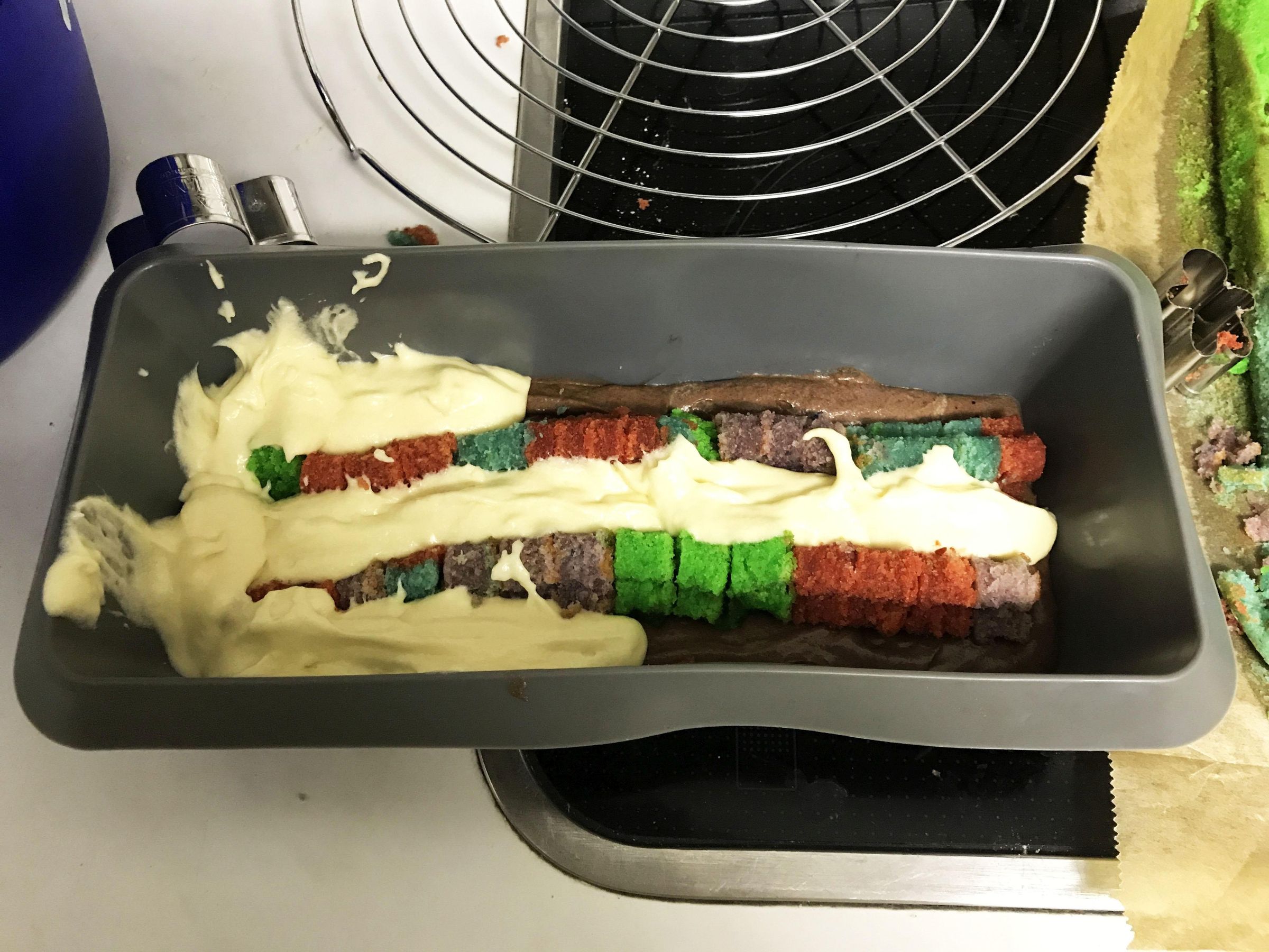 Colorful Marble Cake (not Only for Kids) : 7 Steps (with Pictures ...