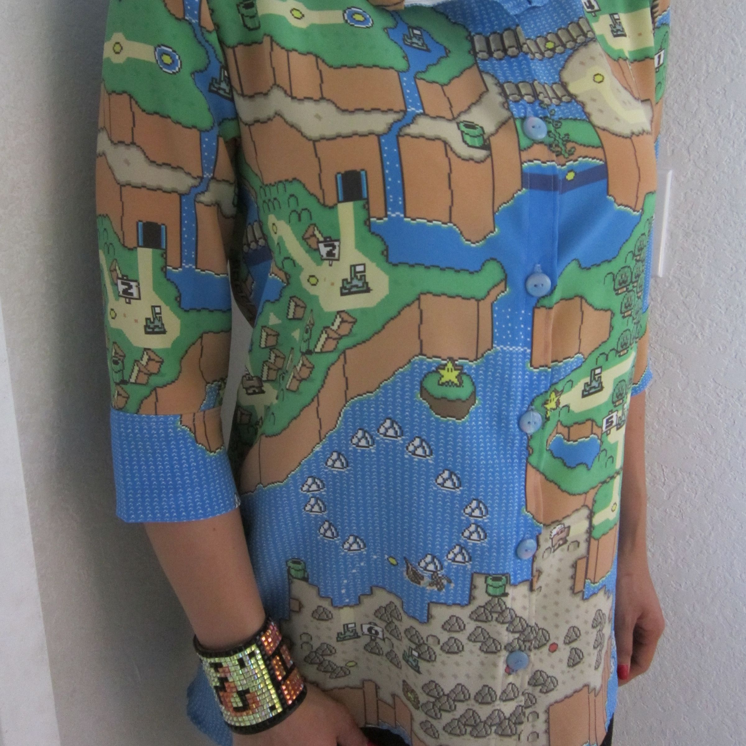 Super Mario Button Up Shirt : 13 Steps (with Pictures) - Instructables