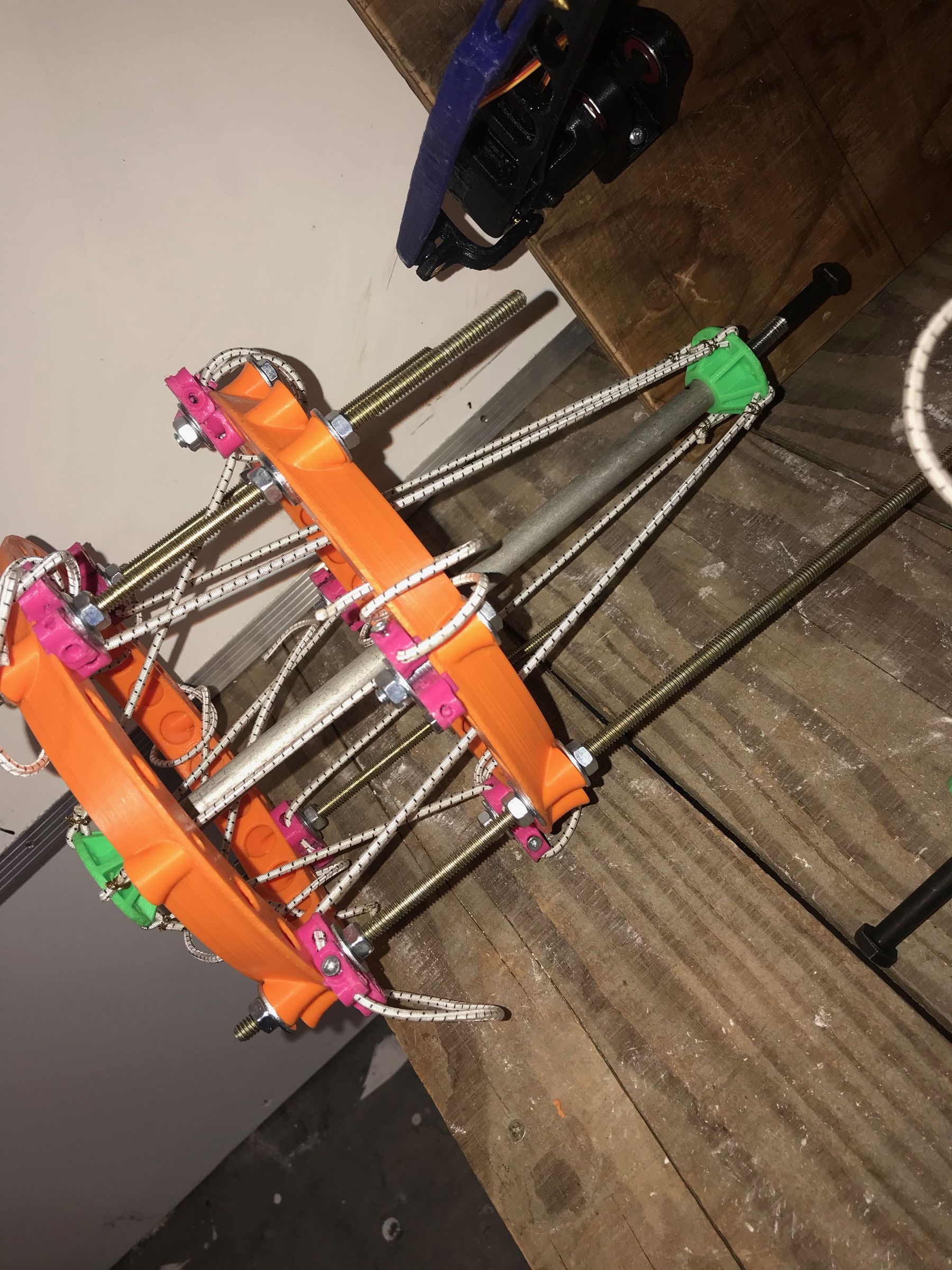 Tensegrity or Double 5R Parallel Robot, 5 Axis (DOF) Inexpensive, Tough ...