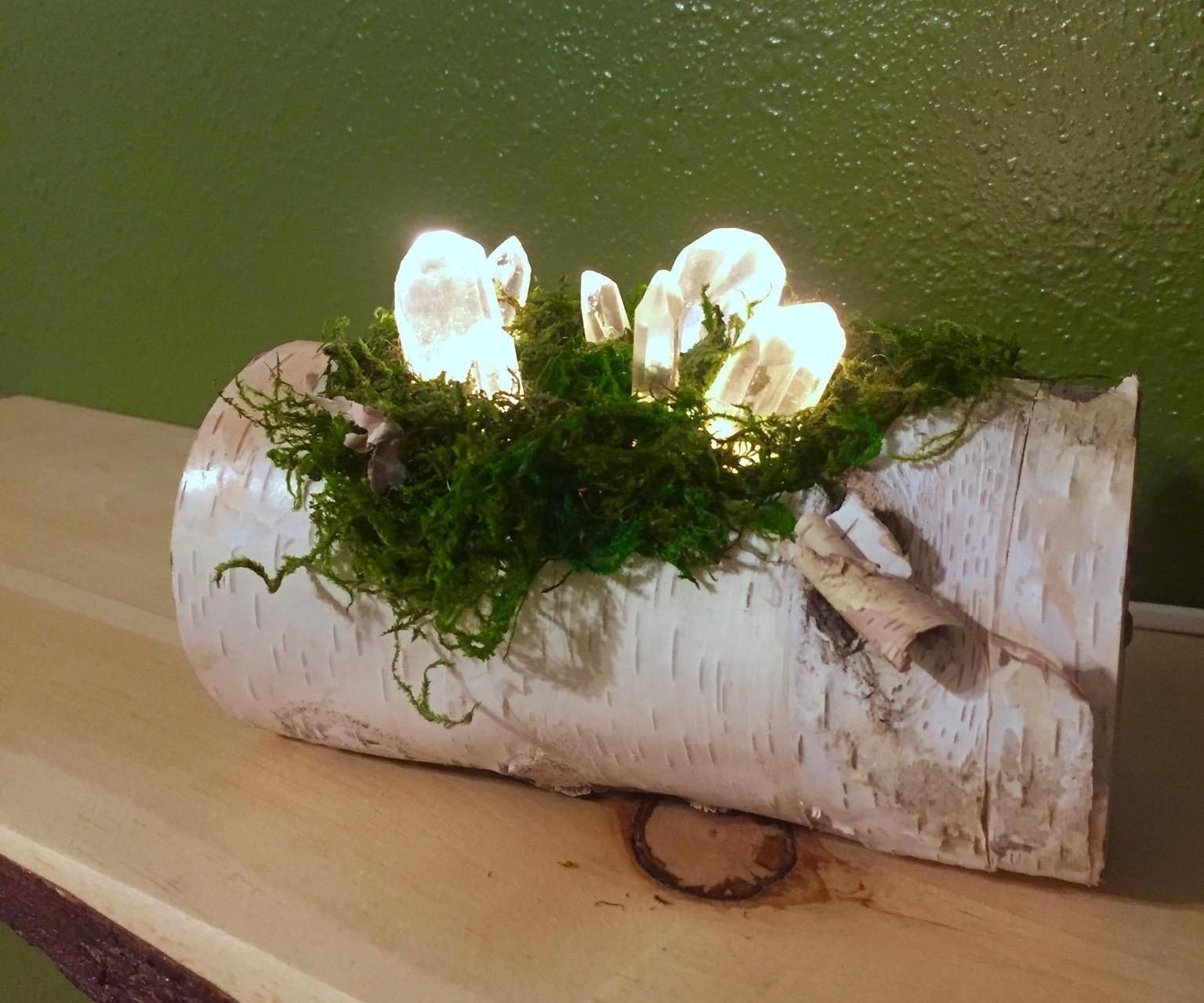 Magical Crystal Log Lamp : 15 Steps (with Pictures) - Instructables