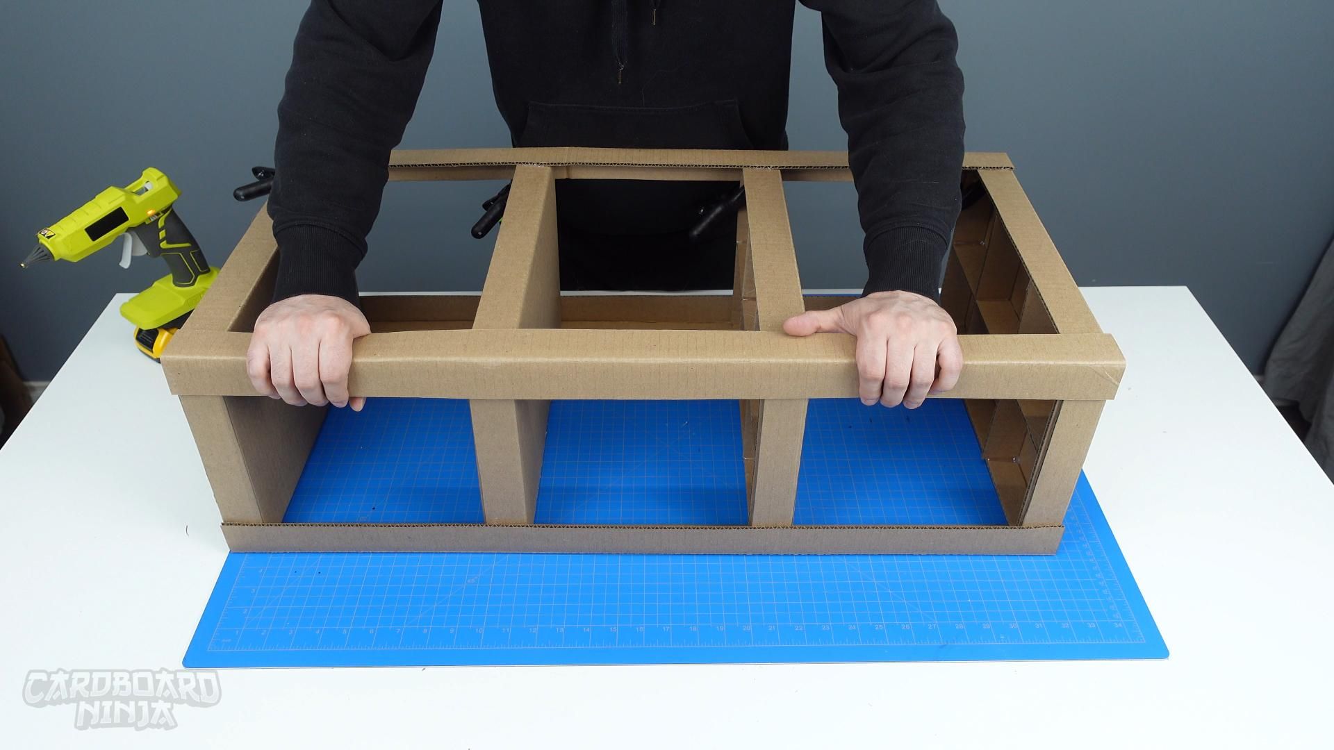 Cardboard Storage Shelf From Single Box : 10 Steps (with Pictures ...