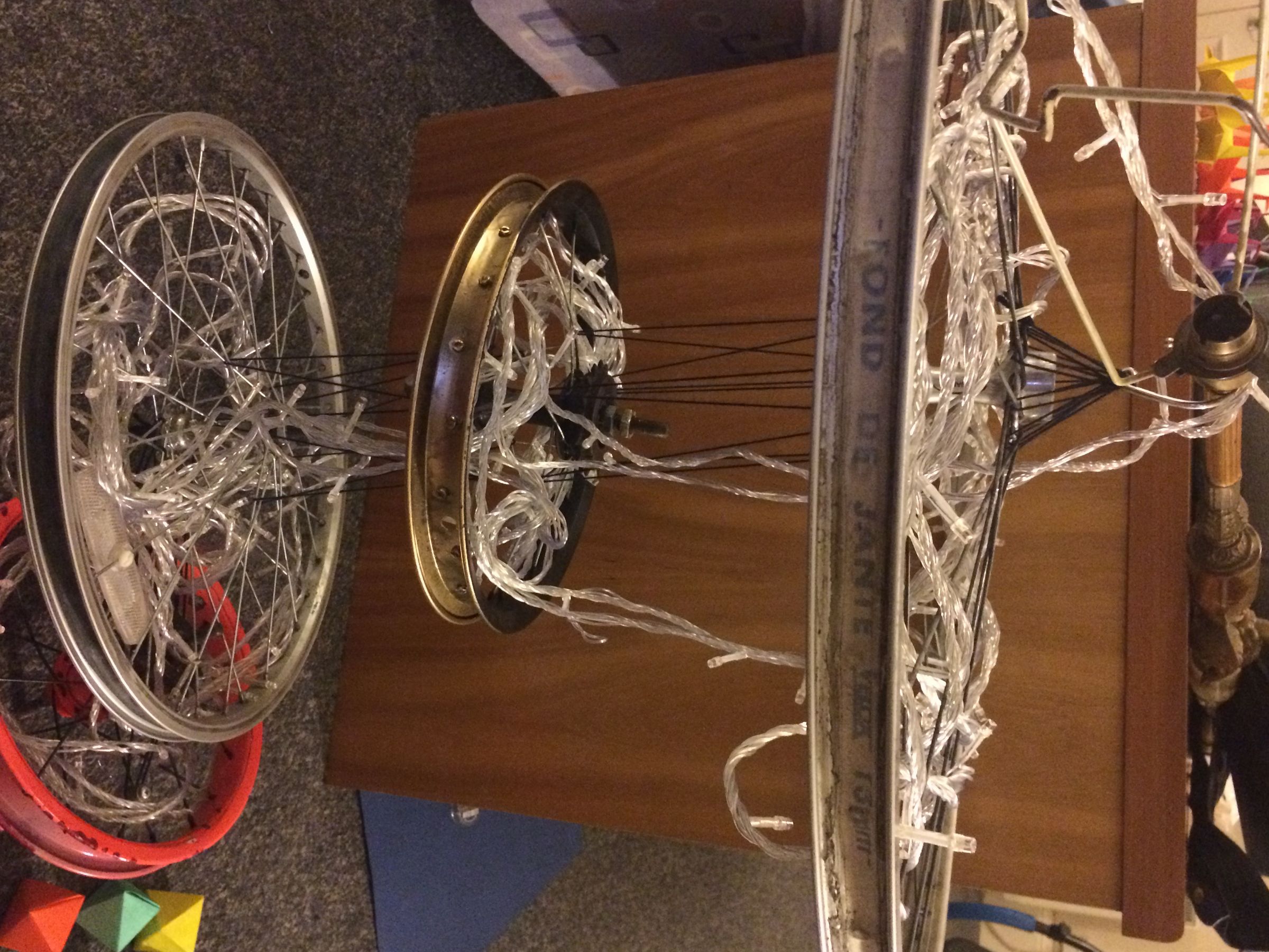 Bike Wheel Chandelier : 6 Steps (with Pictures) - Instructables