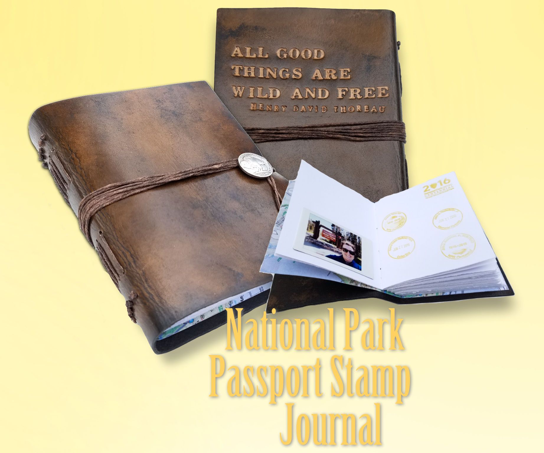 Leather National Parks Passport Stamp Journal : 12 Steps (with Pictures ...