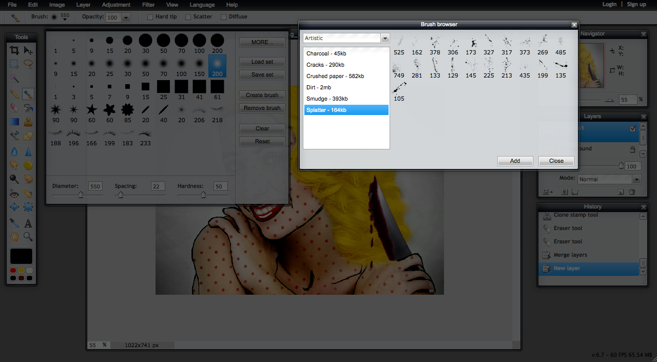 Pixlr Transformation: Comic Killer Blonde : 7 Steps - Instructables