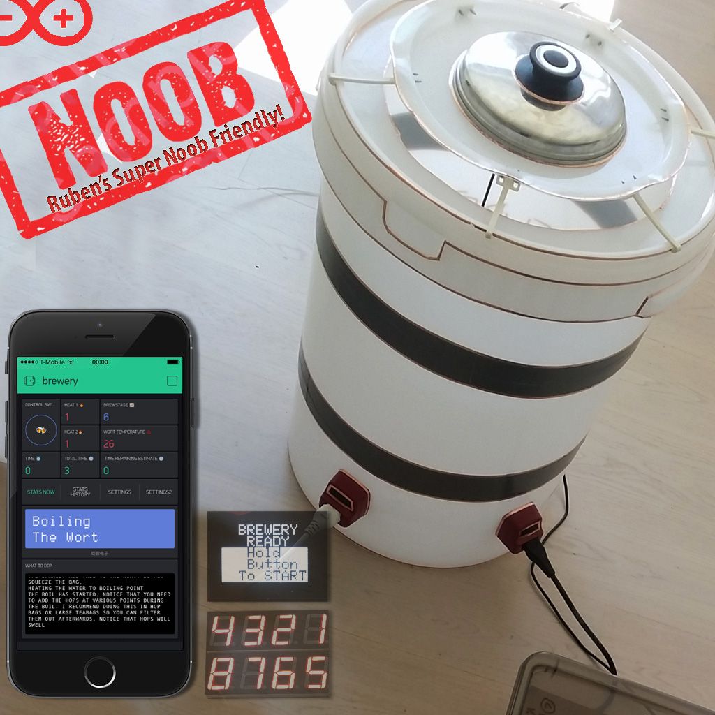 Automated All Grain Electric Beer Brewery for 100 €/USD : 18 Steps ...